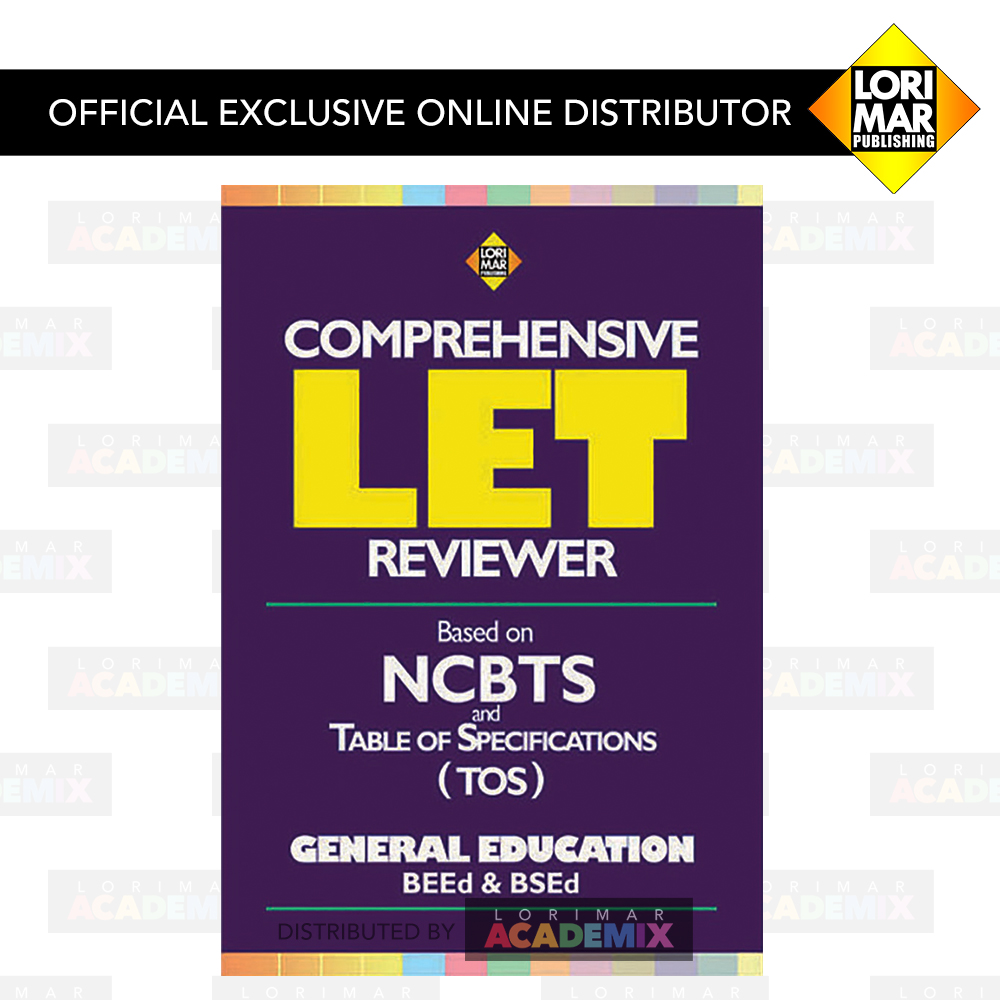 LET REVIEWER, General Education (BEEd & BSEd) | Lazada PH