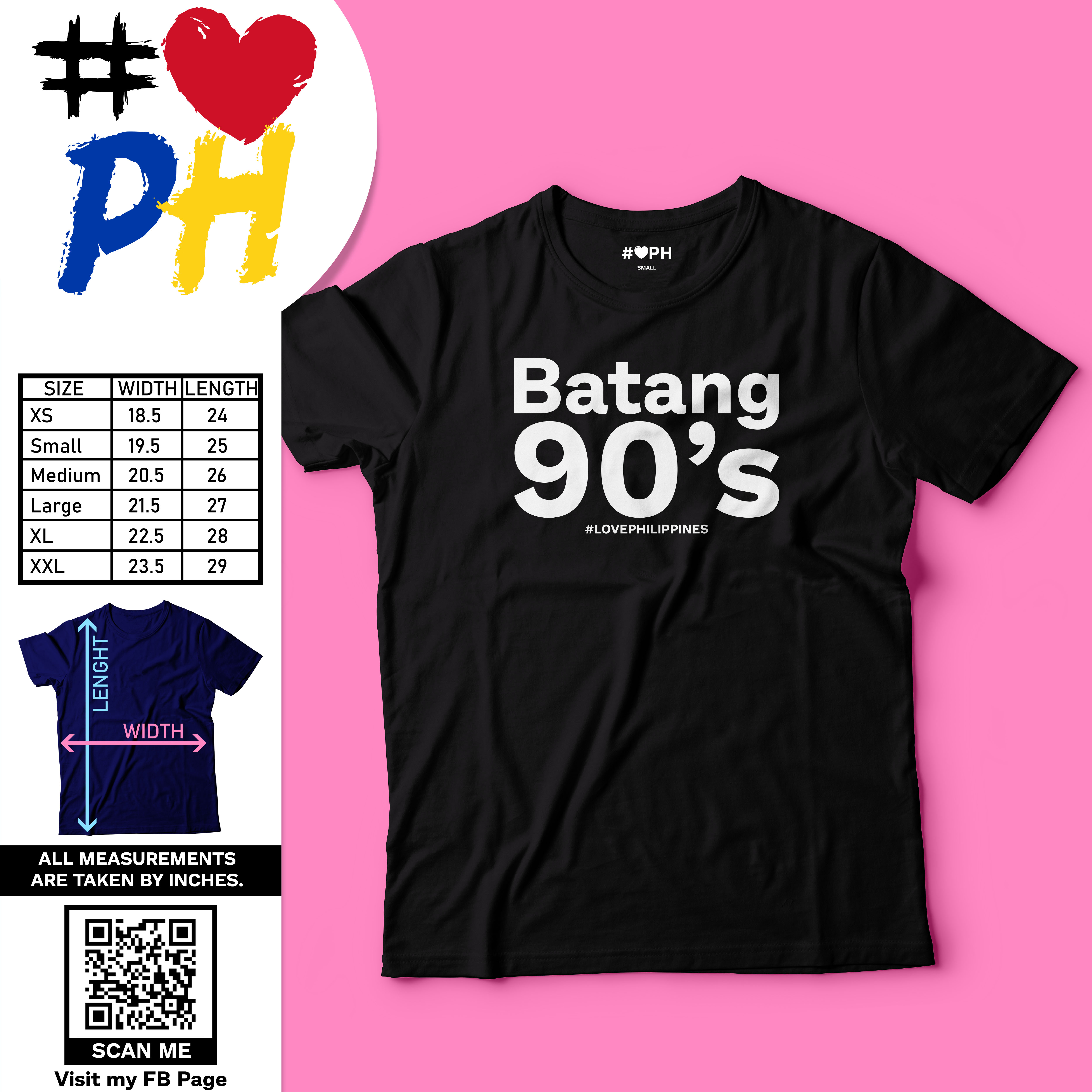 Batang 90s Shirt For Men And Women 100 Cotton Statement Tshirt Lazada PH