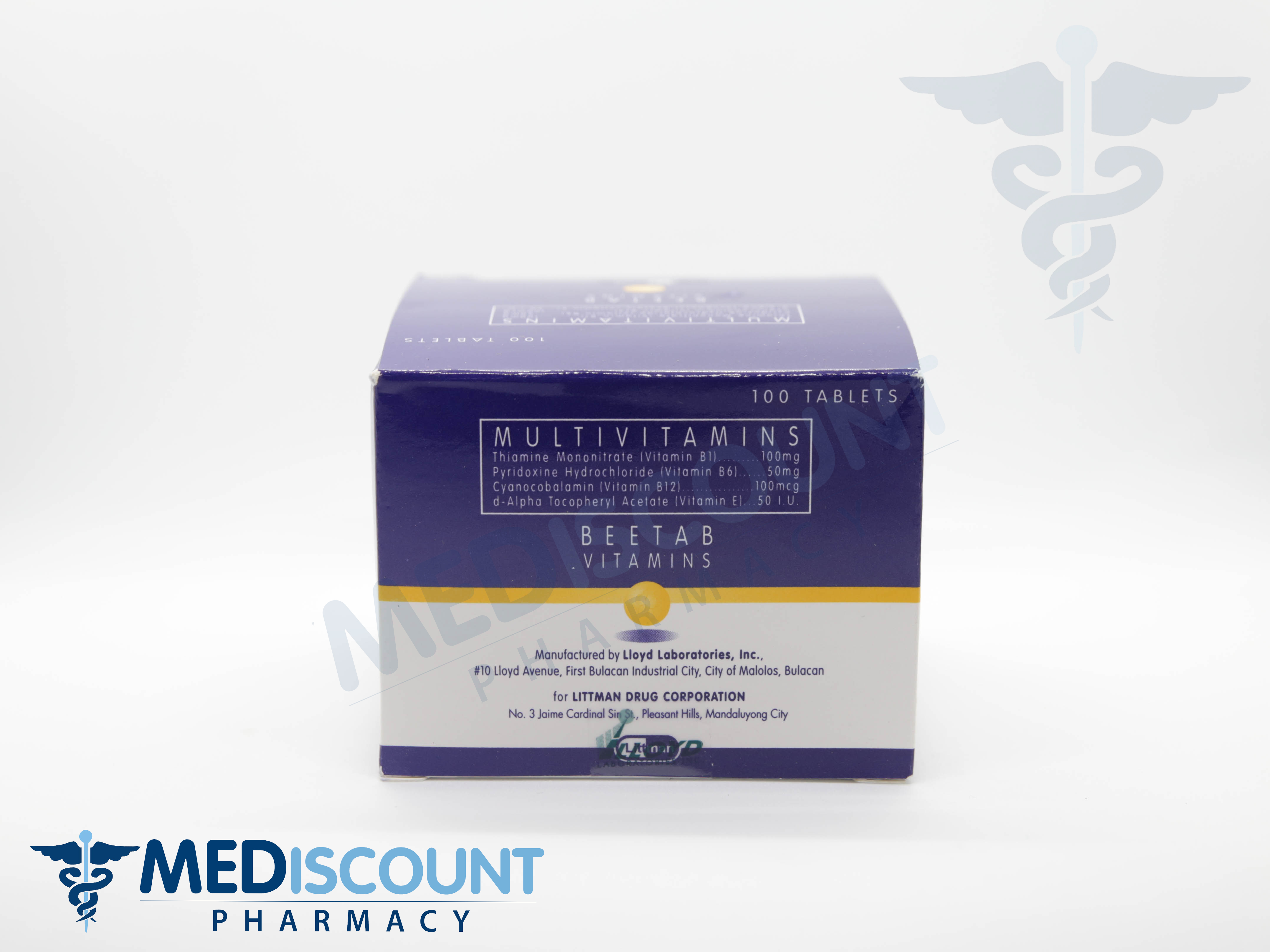 Beetab (Vitamin B Complex with Vitamin E) 100tabs/box | Lazada PH