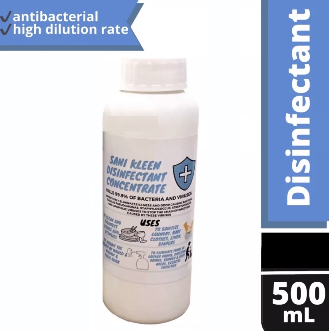 SANI KLEEN 100X Concentrate Multipurpose Disinfectant with Scent 500mL ...