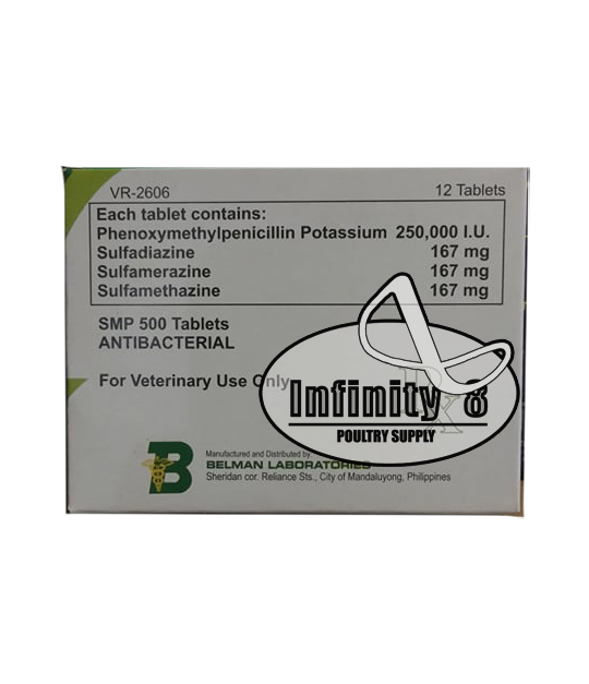 SMP 500 (12 TABLETS) - ANTIBACTERIAL | Lazada PH
