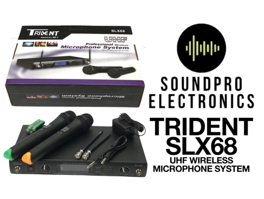 Trident SLX68 UHF Wireless Microphone System | Lazada PH