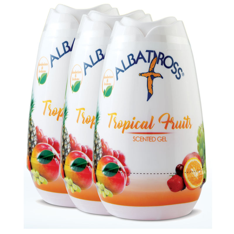 Albatross Scented Gel Tropical Fruits 180g x 3 | Lazada PH
