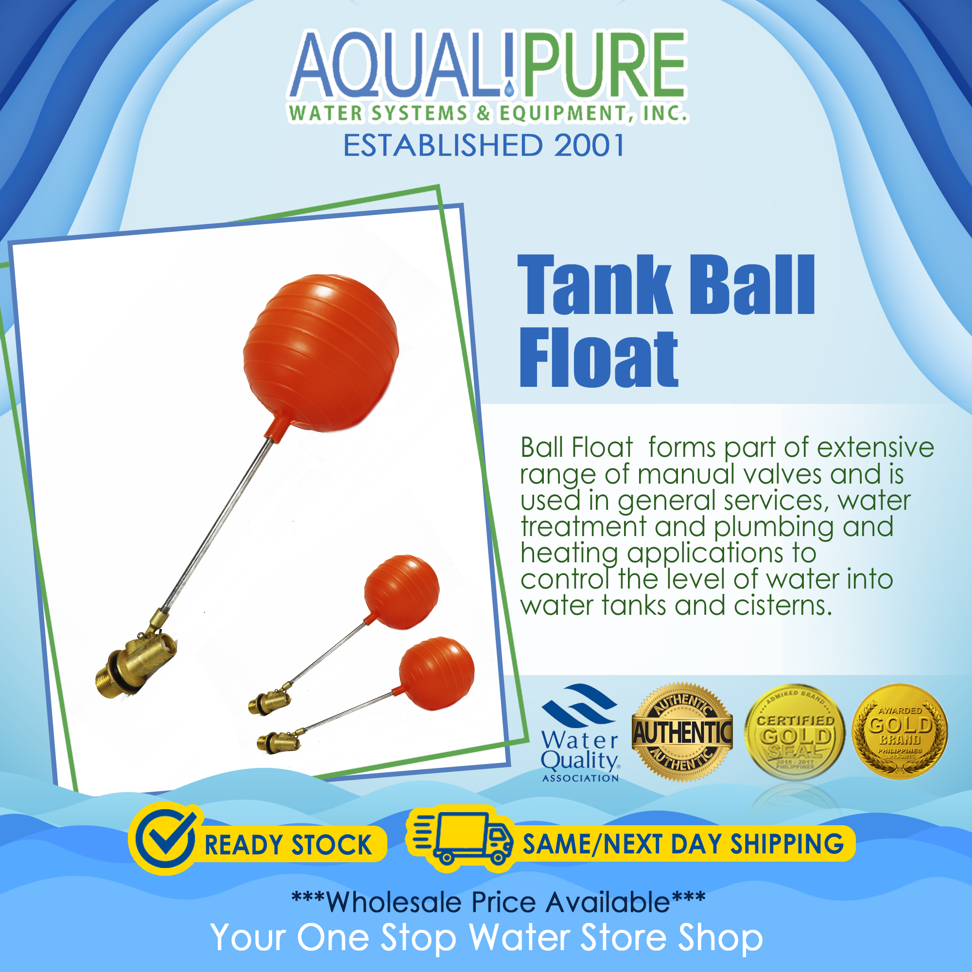 Aqualipure - Ball float water system | Lazada PH