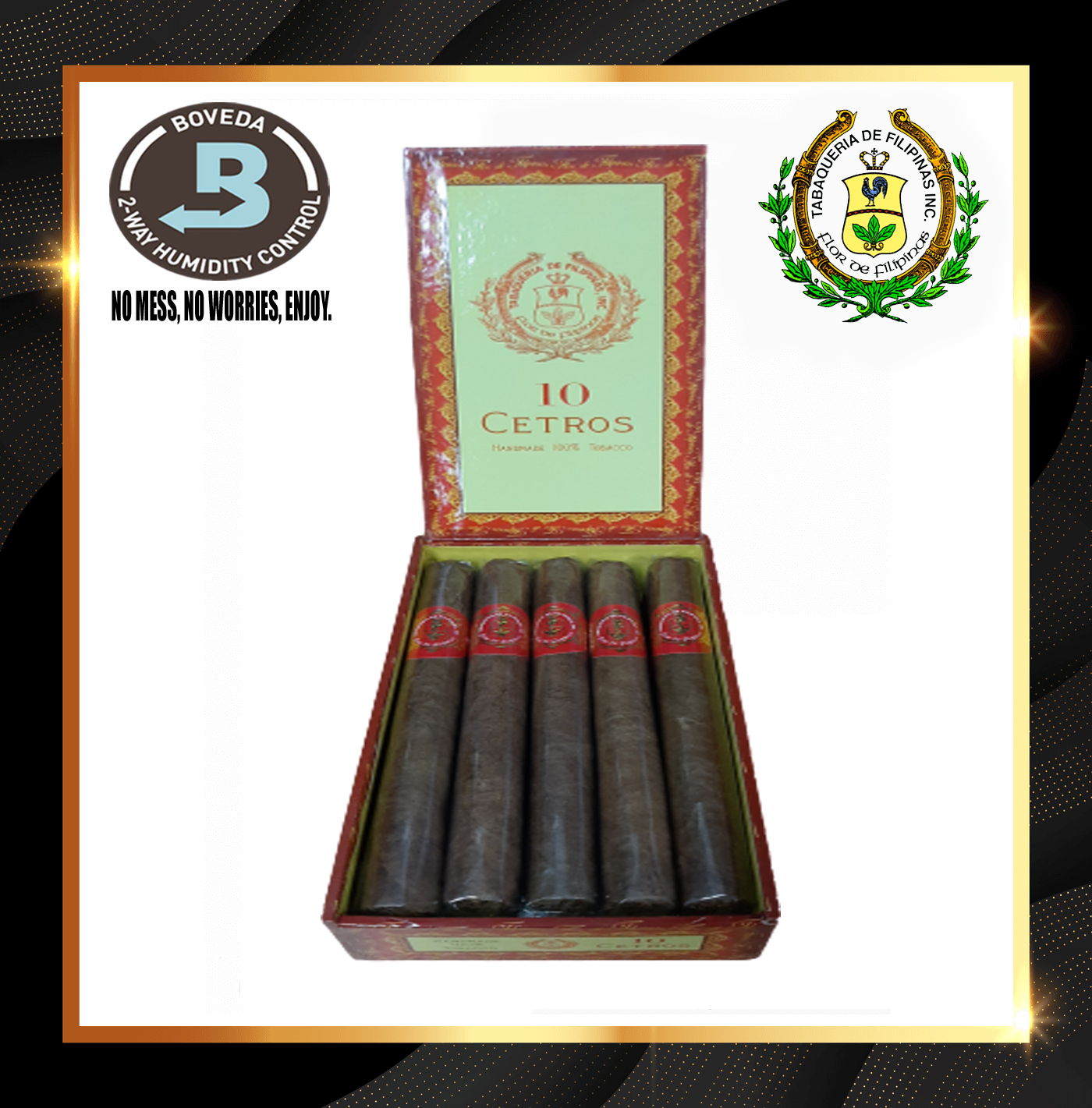 Flor de Filipinas Cetros Standard 10 with Boveda | Lazada PH