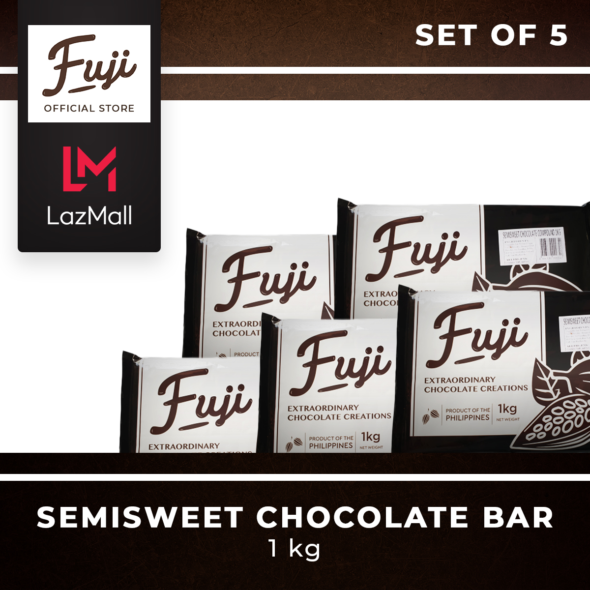 Fuji Semisweet Chocolate Compound 5 Kilograms | Lazada PH