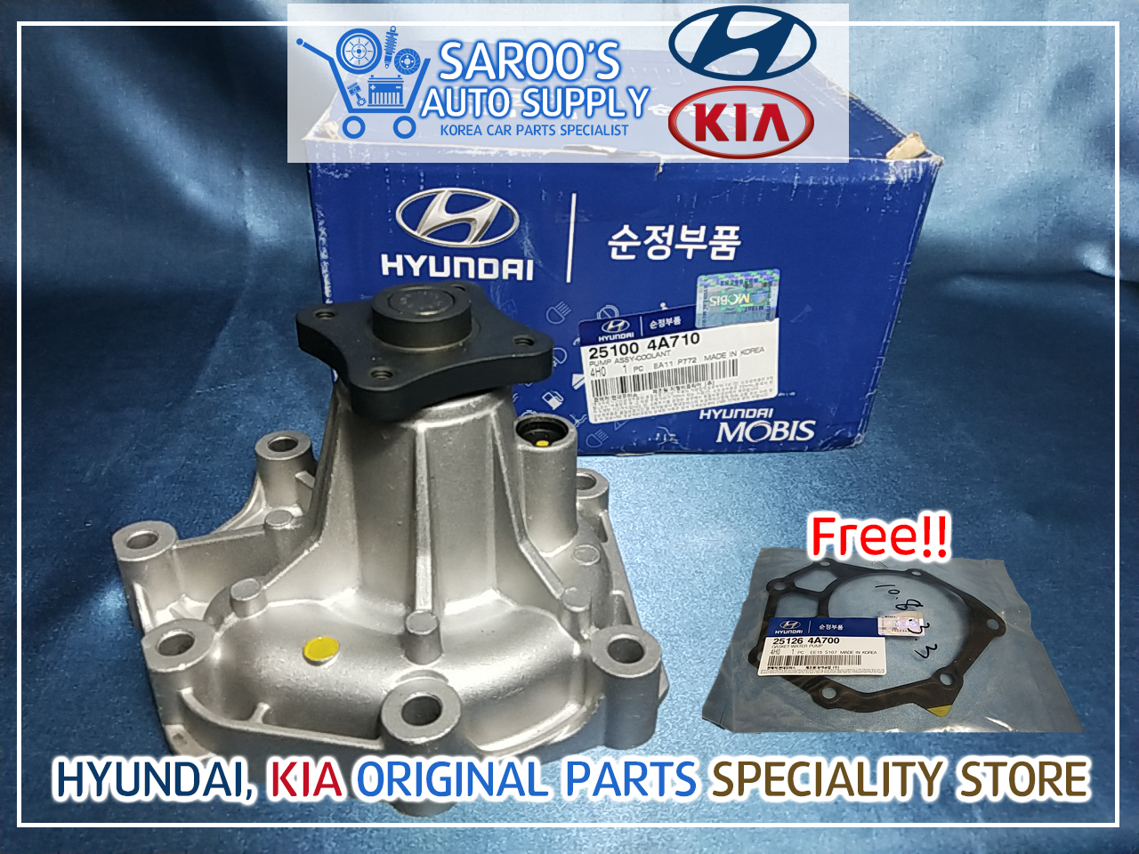 WATER PUMP (COOLANT PUMP) FOR HYUNDAI GRAND STAREX 2012-2019 ,ORIGINAL ...