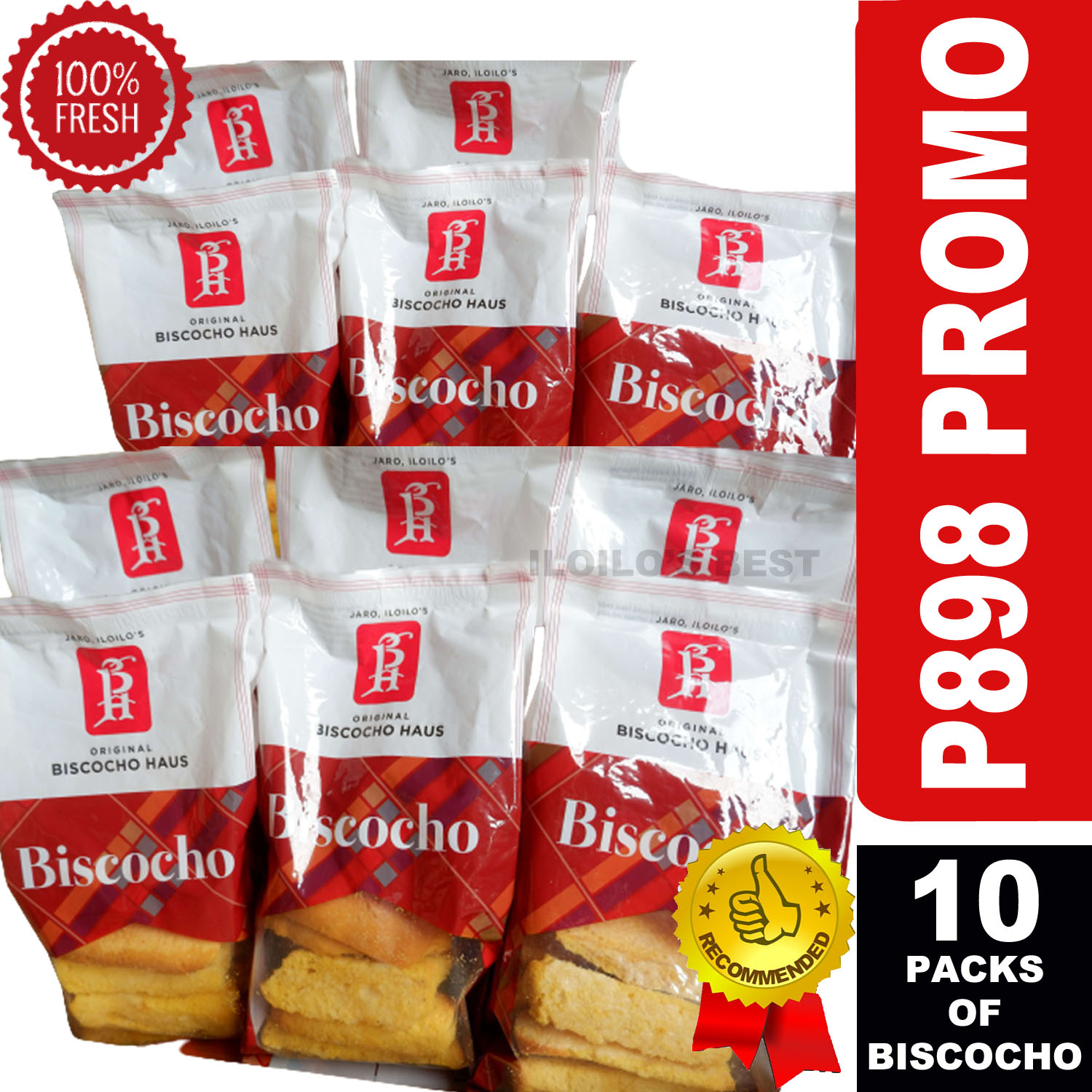 10 Packs Biscocho | Biscocho Haus Butter Flavor | Freshly Baked ...