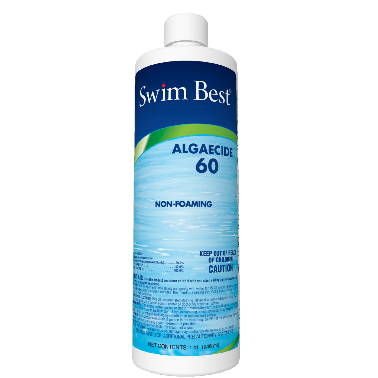 Swim Best Algaecide 60 for Controlling Algae in Swimming Pools, 1 qt ...
