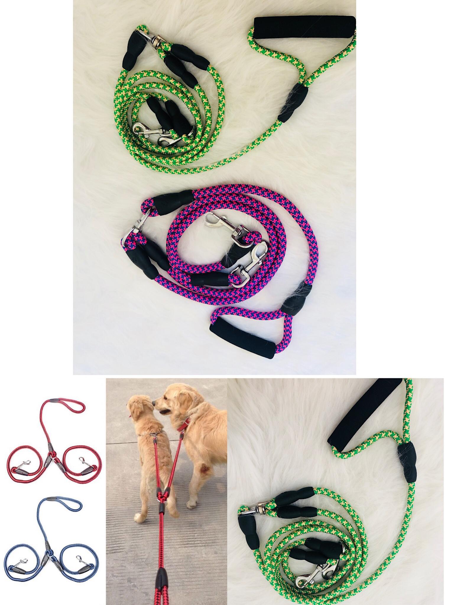 Pet Big Dog Walker Double Twin Leash(1.5M) | Lazada PH