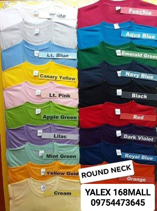 YALEX T-SHIRT ROUND NECK WHITE LABEL FOR ADULT YGA | Lazada PH