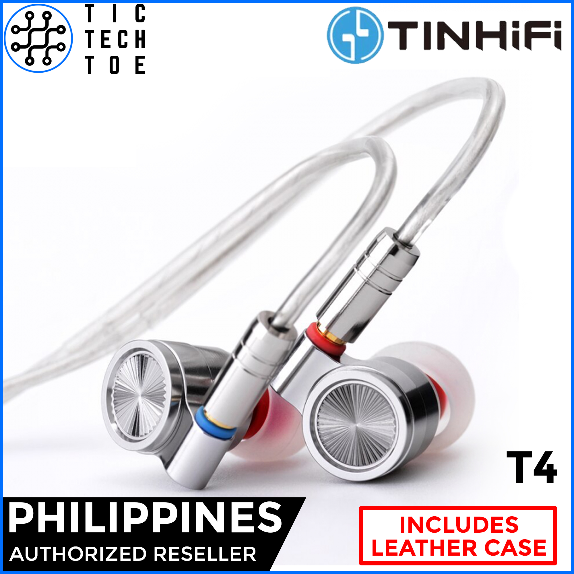 TIN HIFI / TIN AUDIO T4 Carbon Nanotube Dynamic Driver Earphones ...