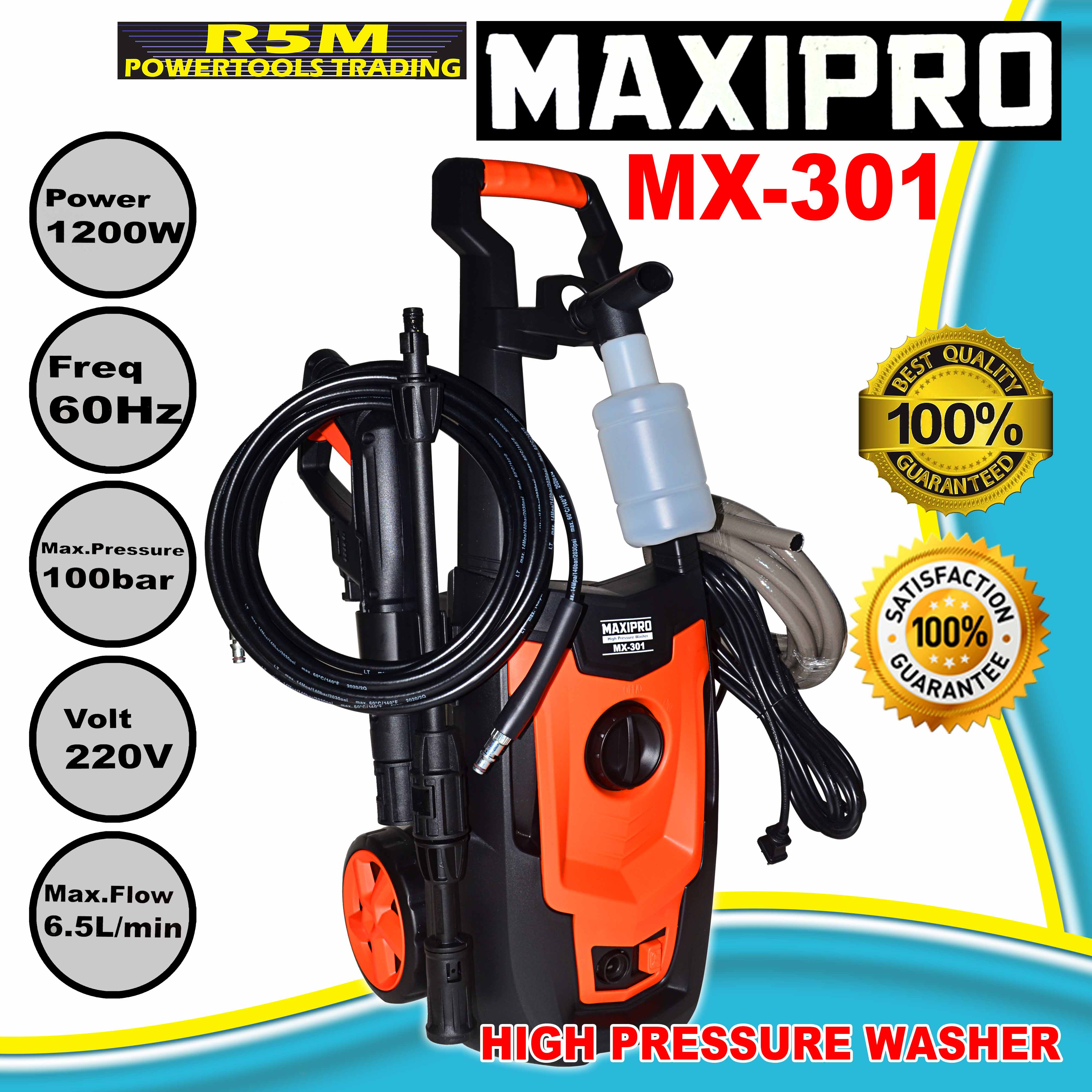 MAXIPRO HIGH PRESSURE WASHER MX-301 | Lazada PH