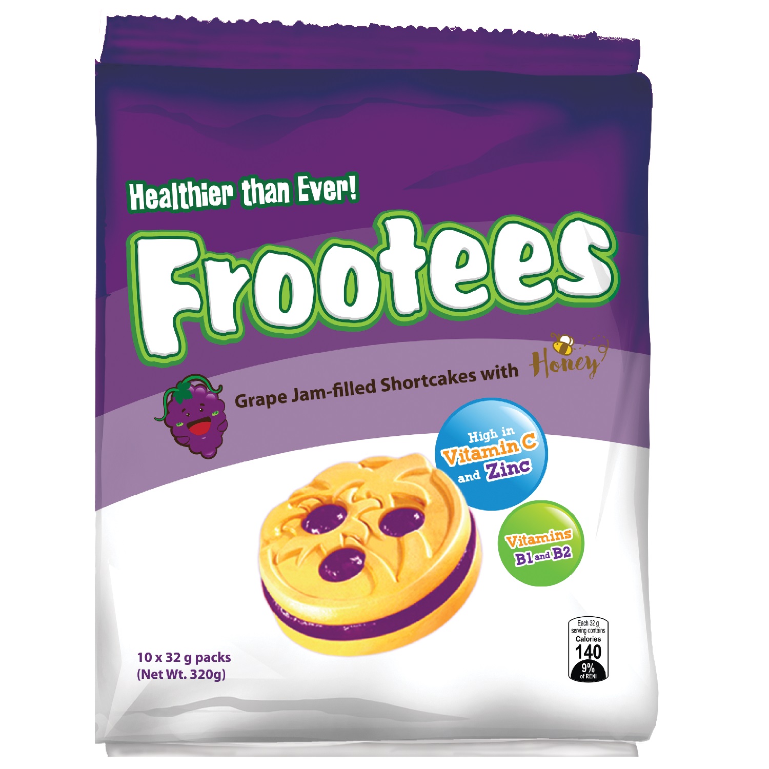 Frootees Grape 32g x 10 | Lazada PH