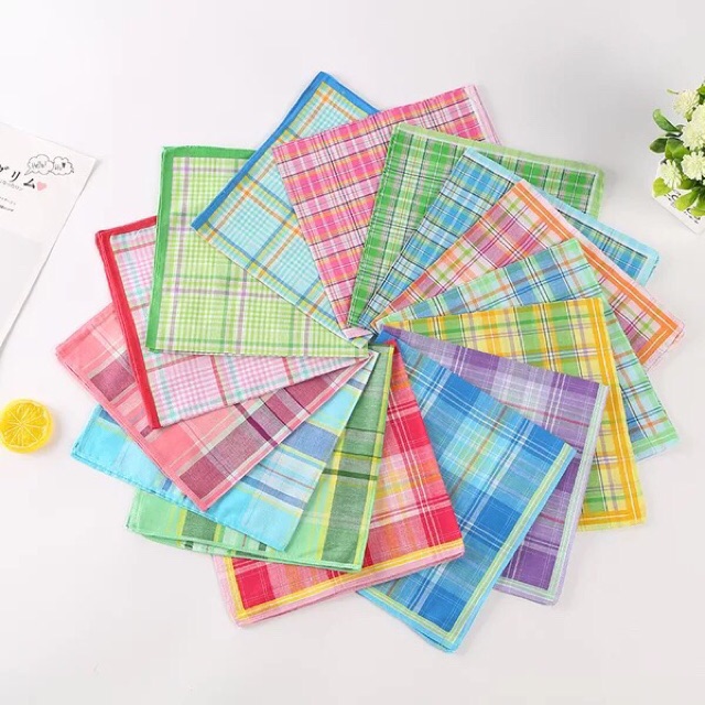 Handkerchief, Panyo for Men and women 12pcs./pack | Lazada PH