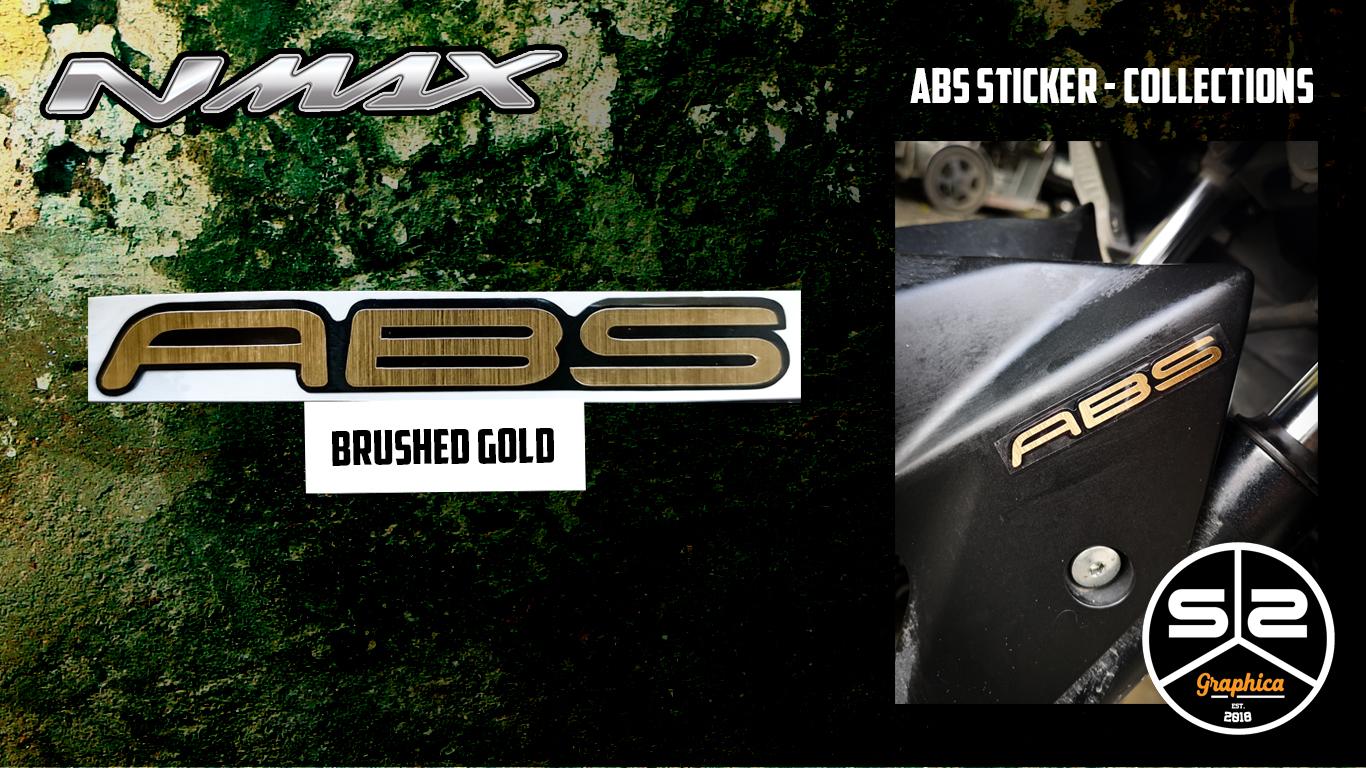 Yamaha NMAX - ABS Stickers - Brushed Gold - PAIR | Lazada PH