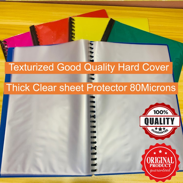 Clear Book Refillable JOY High Quality Hard Cover Thick 80 Mic 20 ...