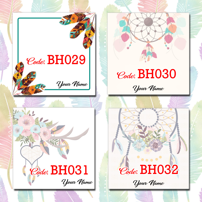 Personalised Notepads 3x3in BOHO Designs (5pads LIMIT) | Lazada PH