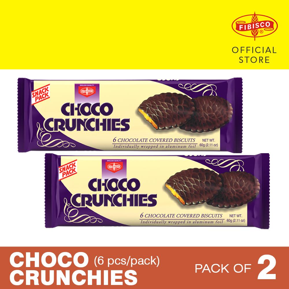 FIBISCO Choco Crunchies Snack Pack 60g - Pack of 2 | Lazada PH
