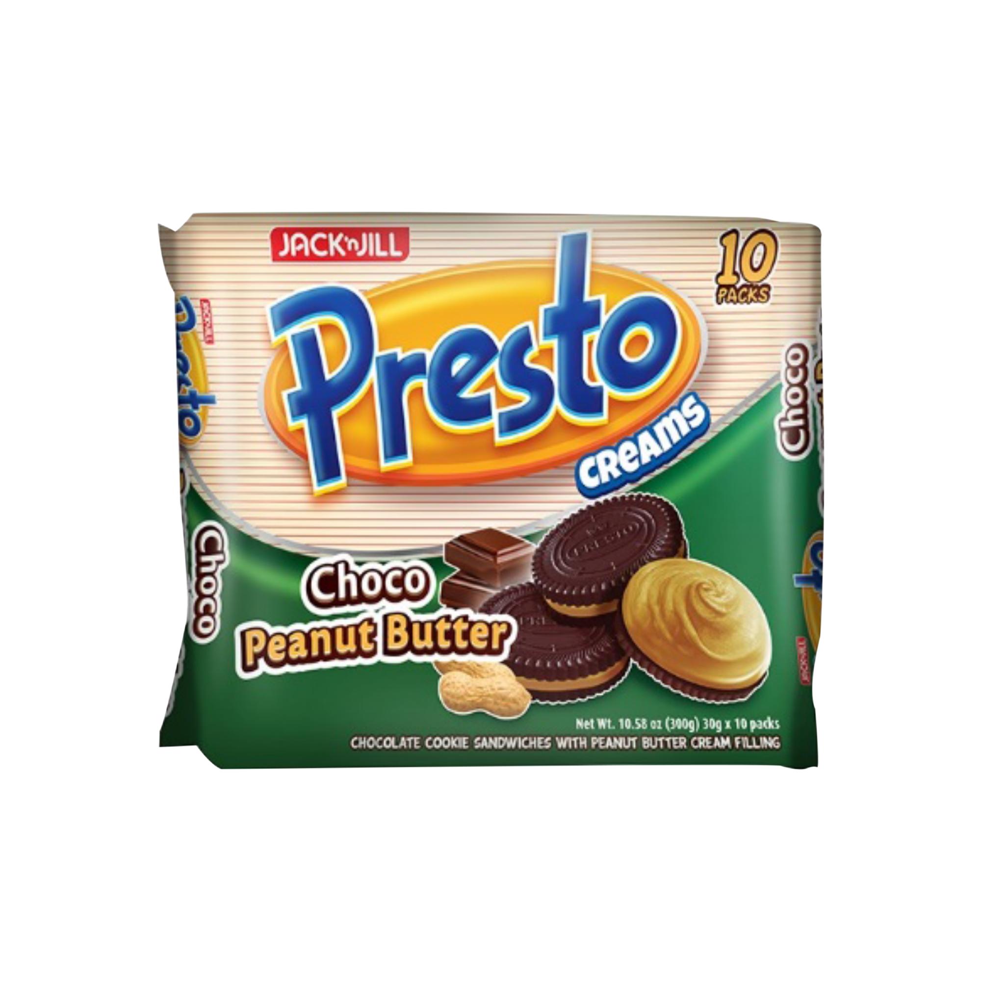 Presto Creams Choco Peanut Butter 30g x 10 | Lazada PH