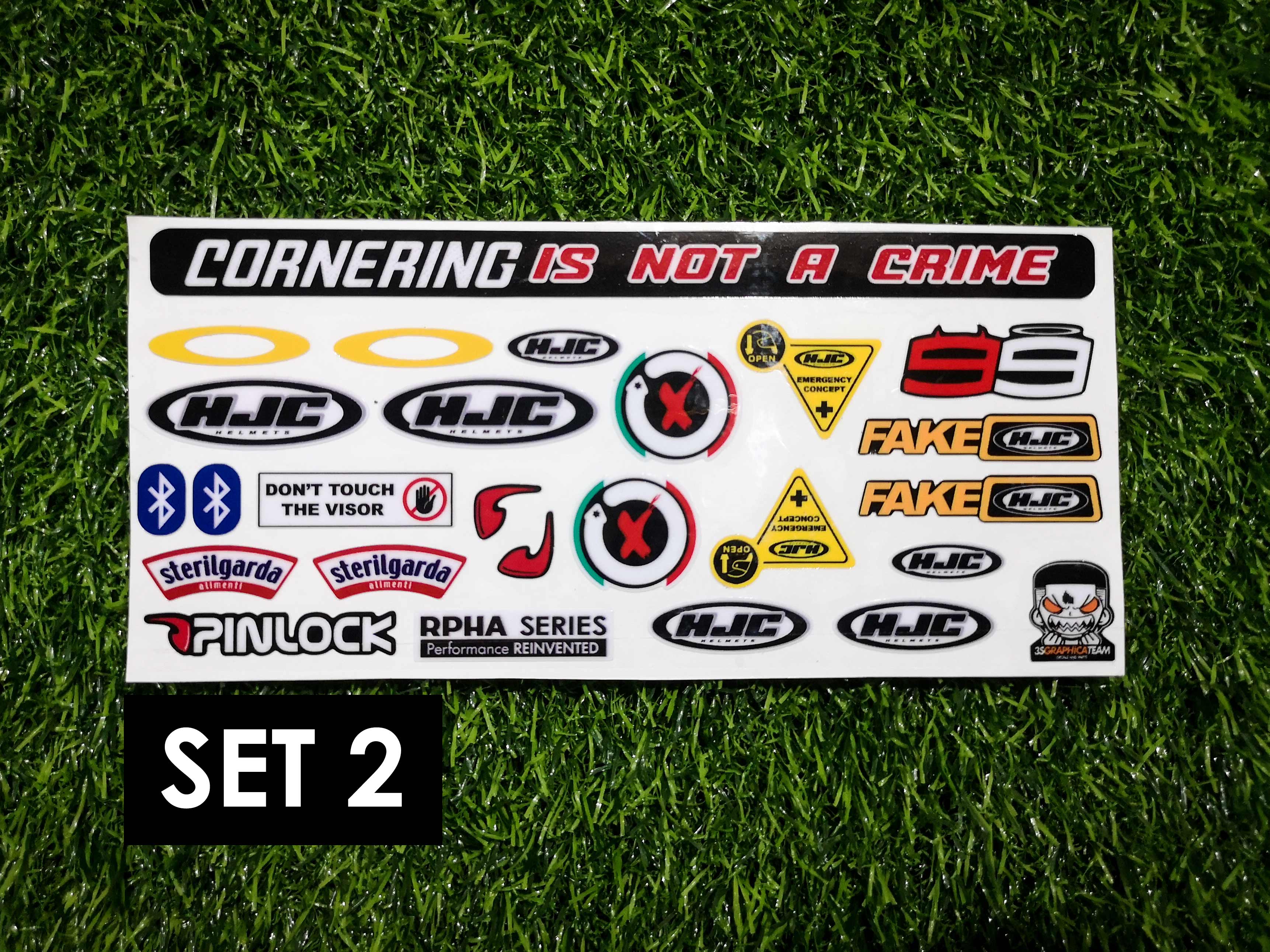 Helmet Visor Decals - HJC | Lazada PH
