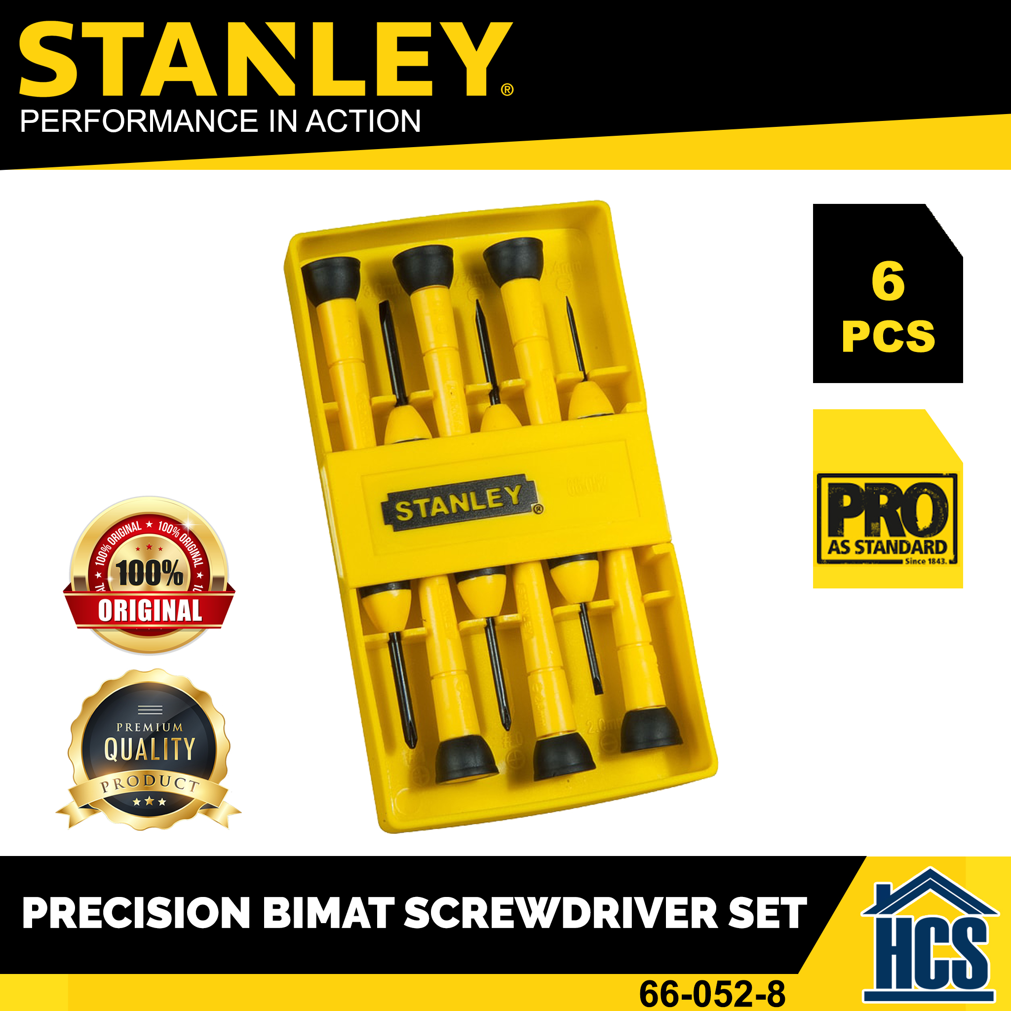Stanley Precision Screwdriver Set 6 pcs | Lazada PH