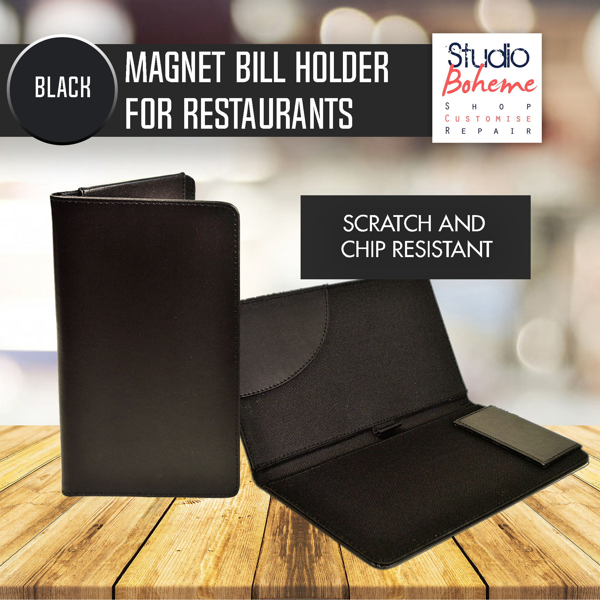 Magnet Bill Holder Receipt and Change Holder for Restaurants and Hotels ...