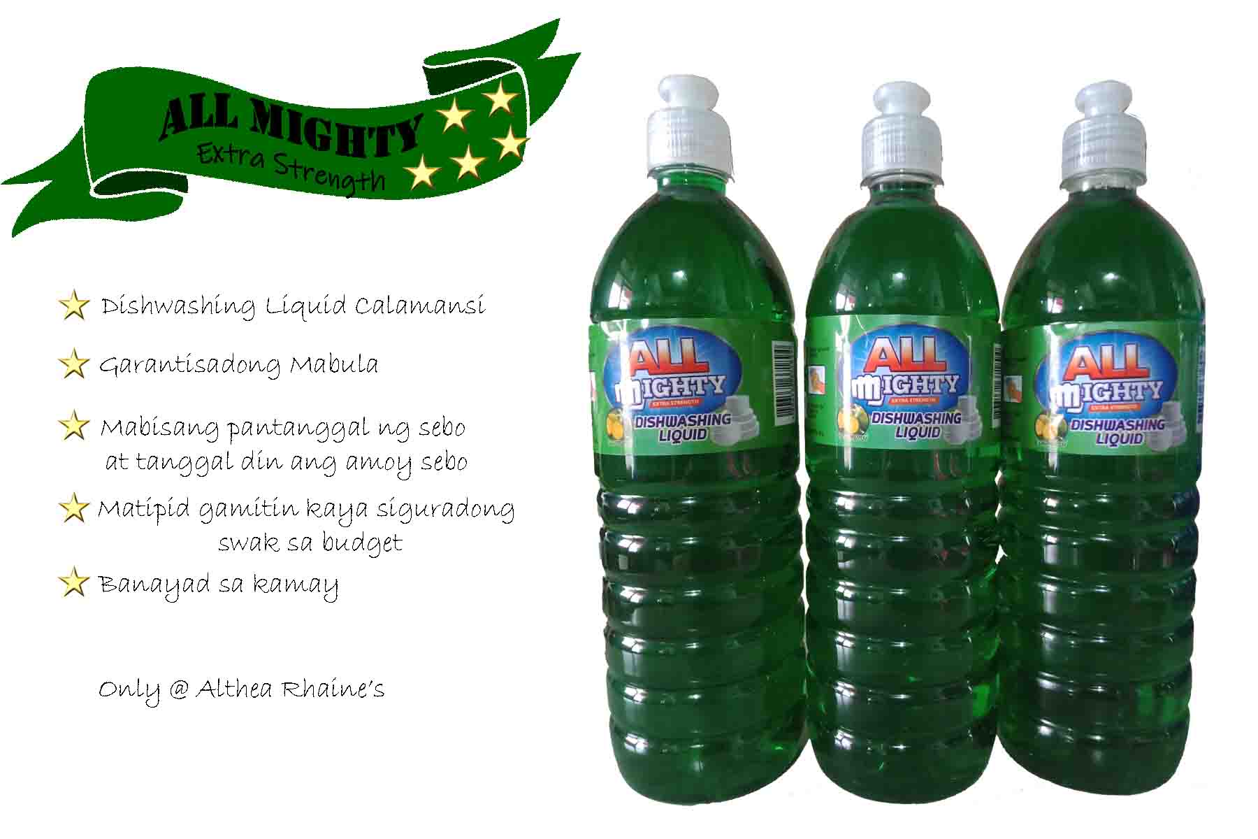 All Mighty Dishwashing Liquid Calamansi ( 3 for 100 ) | Lazada PH