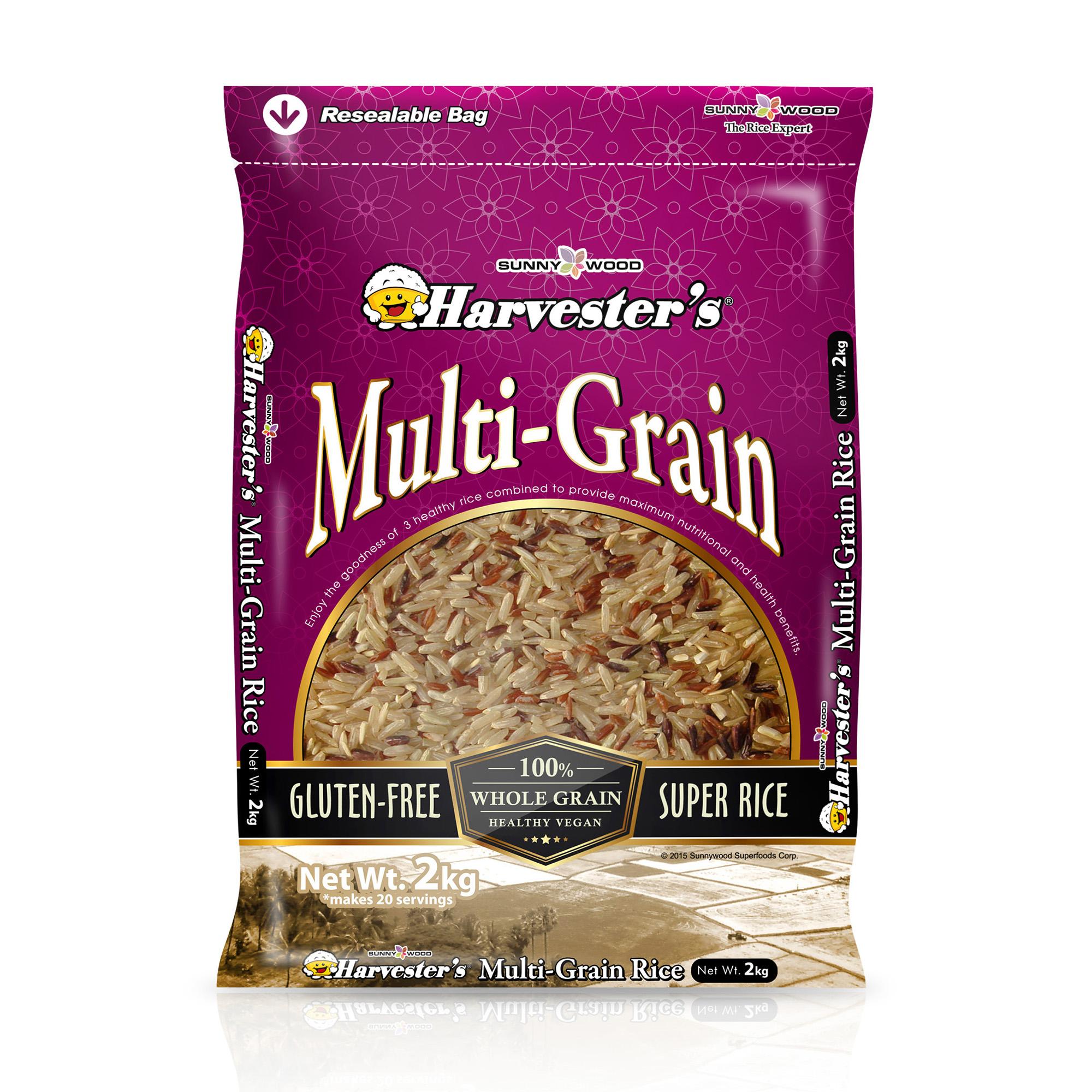 Harvester's Multi Grain Unpolished Rice 2KG | Lazada PH