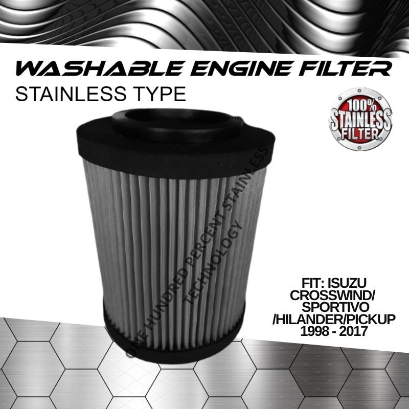 Filtera Washable Engine Air Filter Isuzu Crosswind/Isuzu Sportivo/Isuzu ...