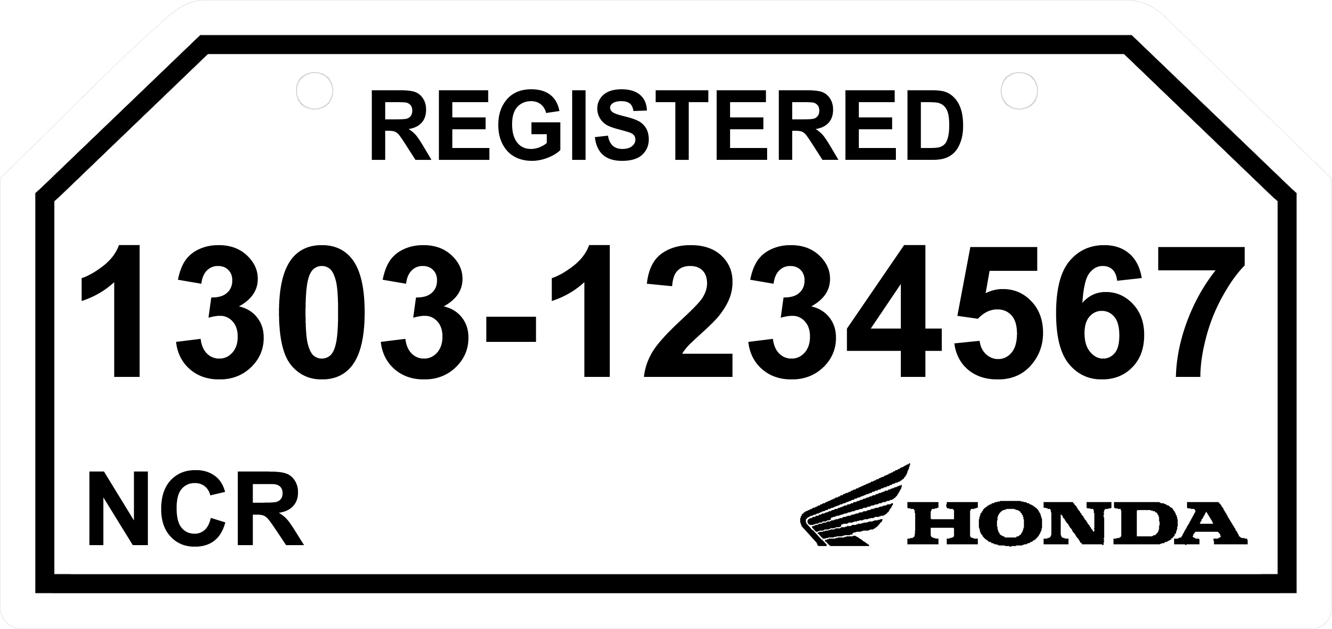 LTO TEMPORARY PLATES FOR MOTORCYCLES AND CARS, 45% OFF