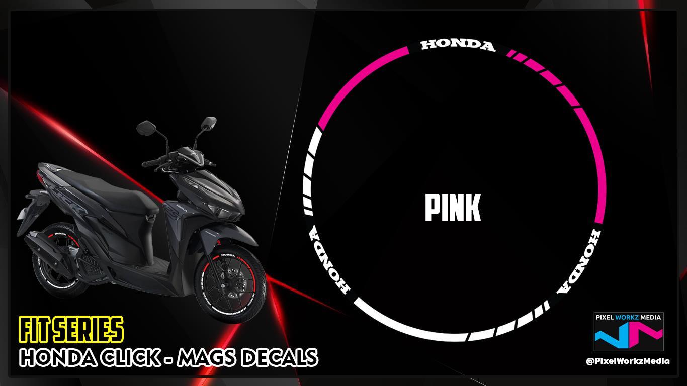 Honda Click Mags Decals - Fit Series (PINK) | Lazada PH