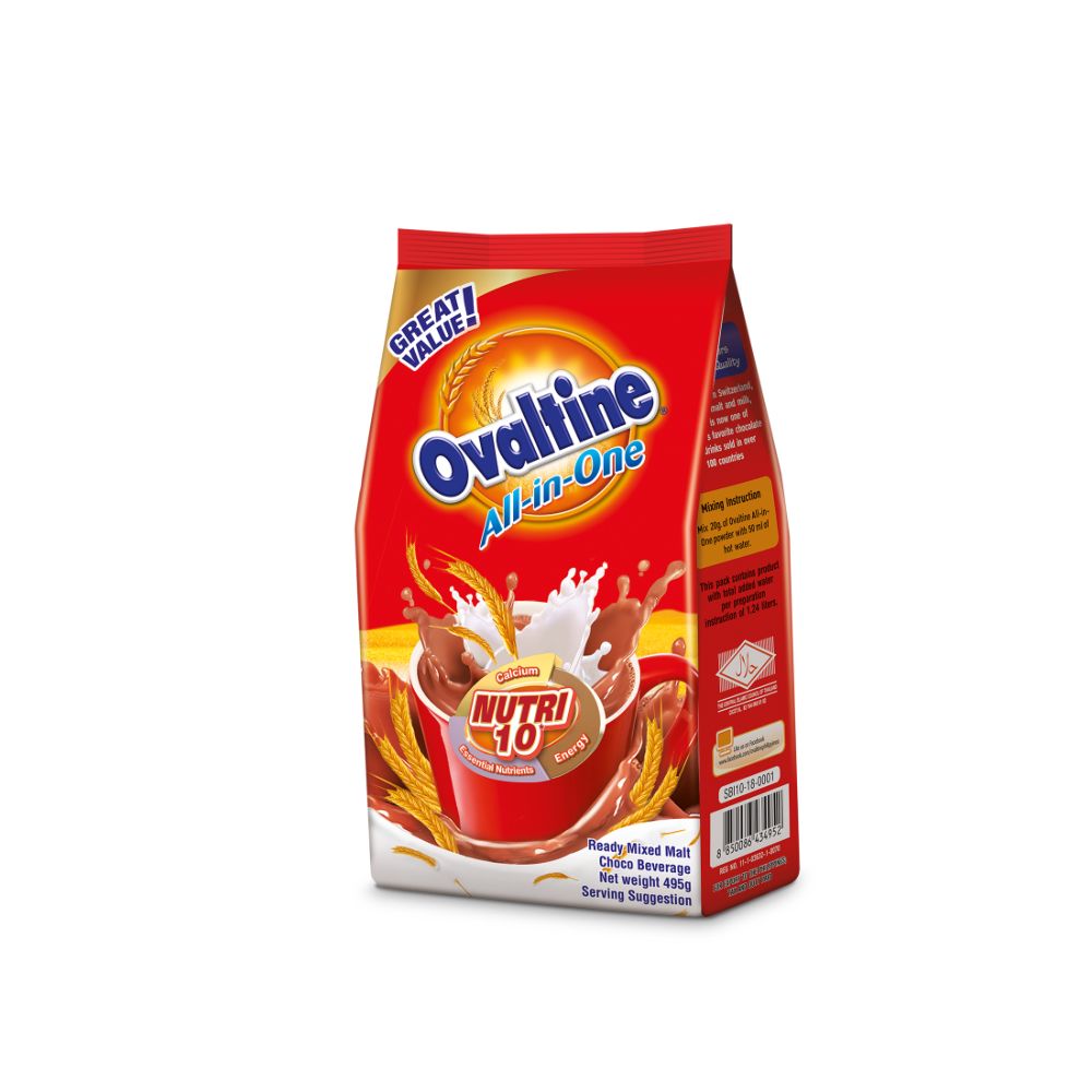 Ovaltine All-in-One Chocolate Drink 495g | Lazada PH