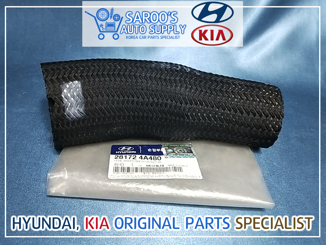 Intercooler Hose (Exhaust Outlet B) For Hyundai Grand Starex ,2007-2011 ...