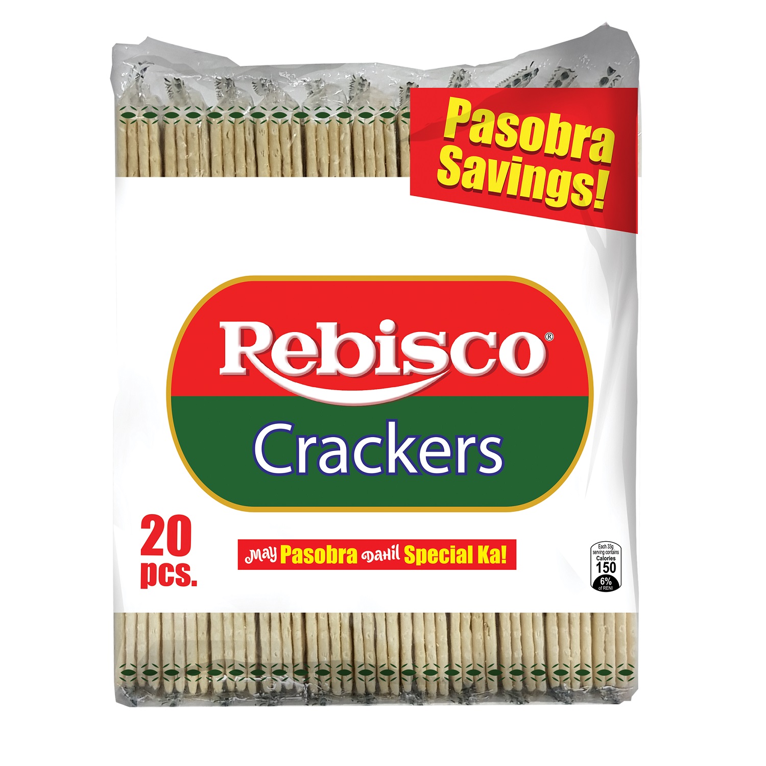 Rebisco Crackers Plain 33g x 20 | Lazada PH