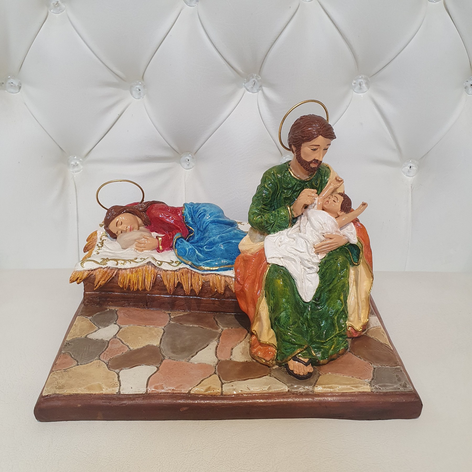 EAS - Sleeping Mama Mary / Let Mom Rest Statue with Saint Joseph and ...