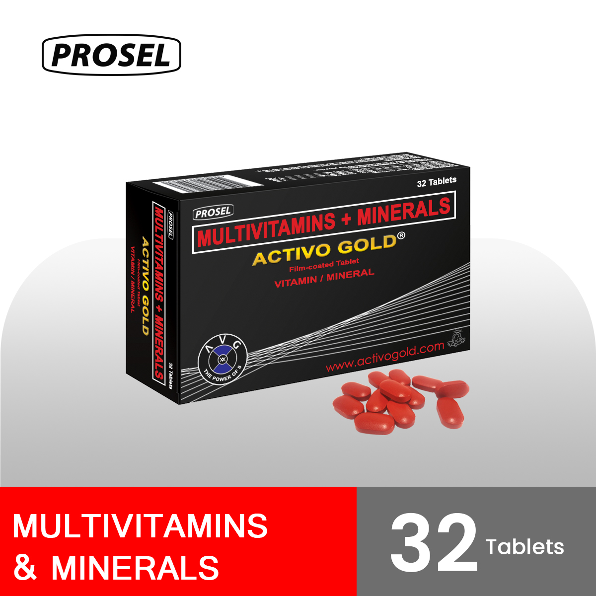 PROSEL ACTIVO GOLD TABLET 32s | Lazada PH