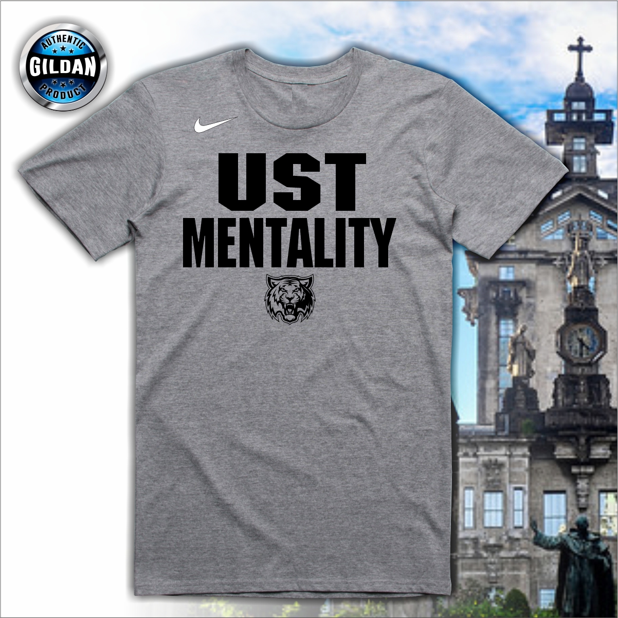 GILDAN Brand UST Mentality Shirt Thomasian Shirt University of Santo ...