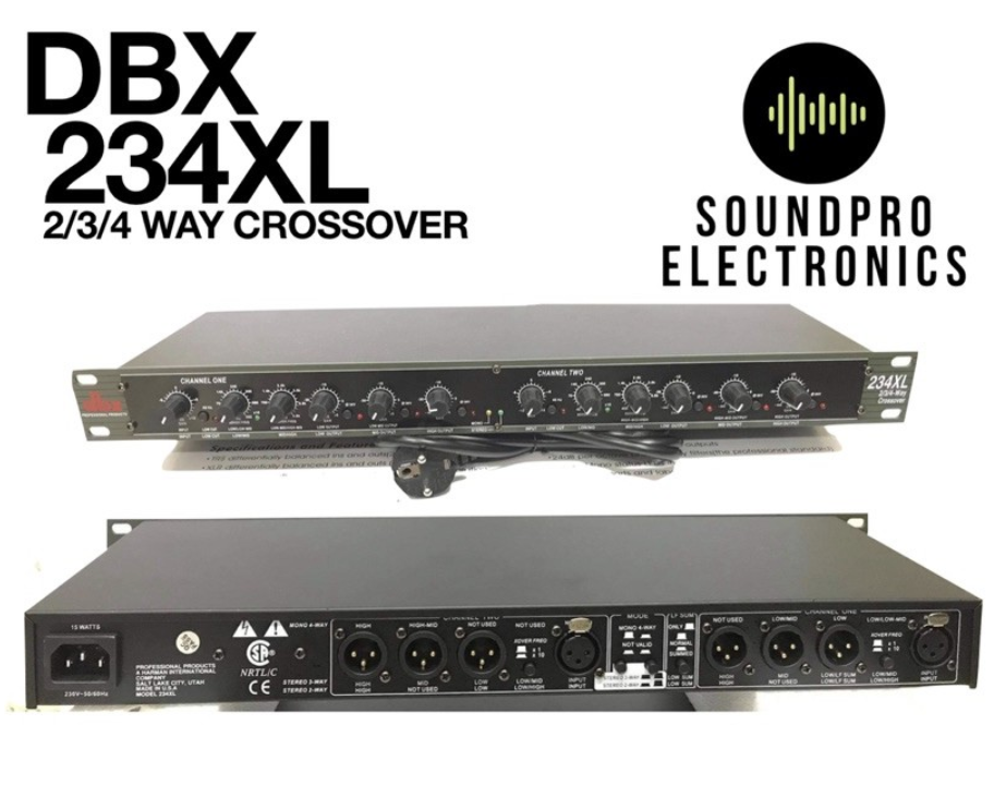 DBX 234XL 2/3/4 Way Crossover | Lazada PH
