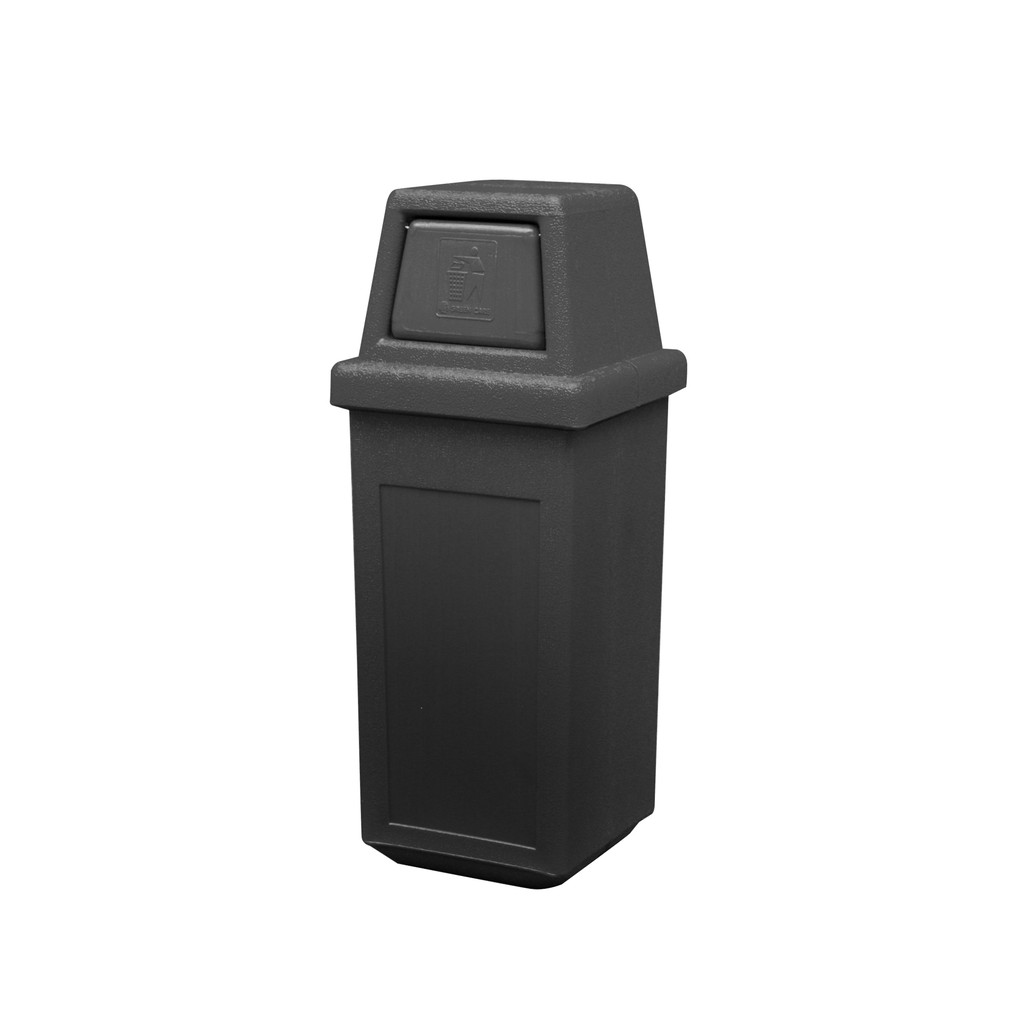 GREEN CARE Medium Hooded Plastic Trash Bin 75 Liters | Lazada PH