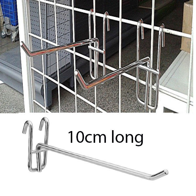 5pcs #777 10cm Hooks Wire Mesh Mesh Display Hanger Grid Wall Mesh ...
