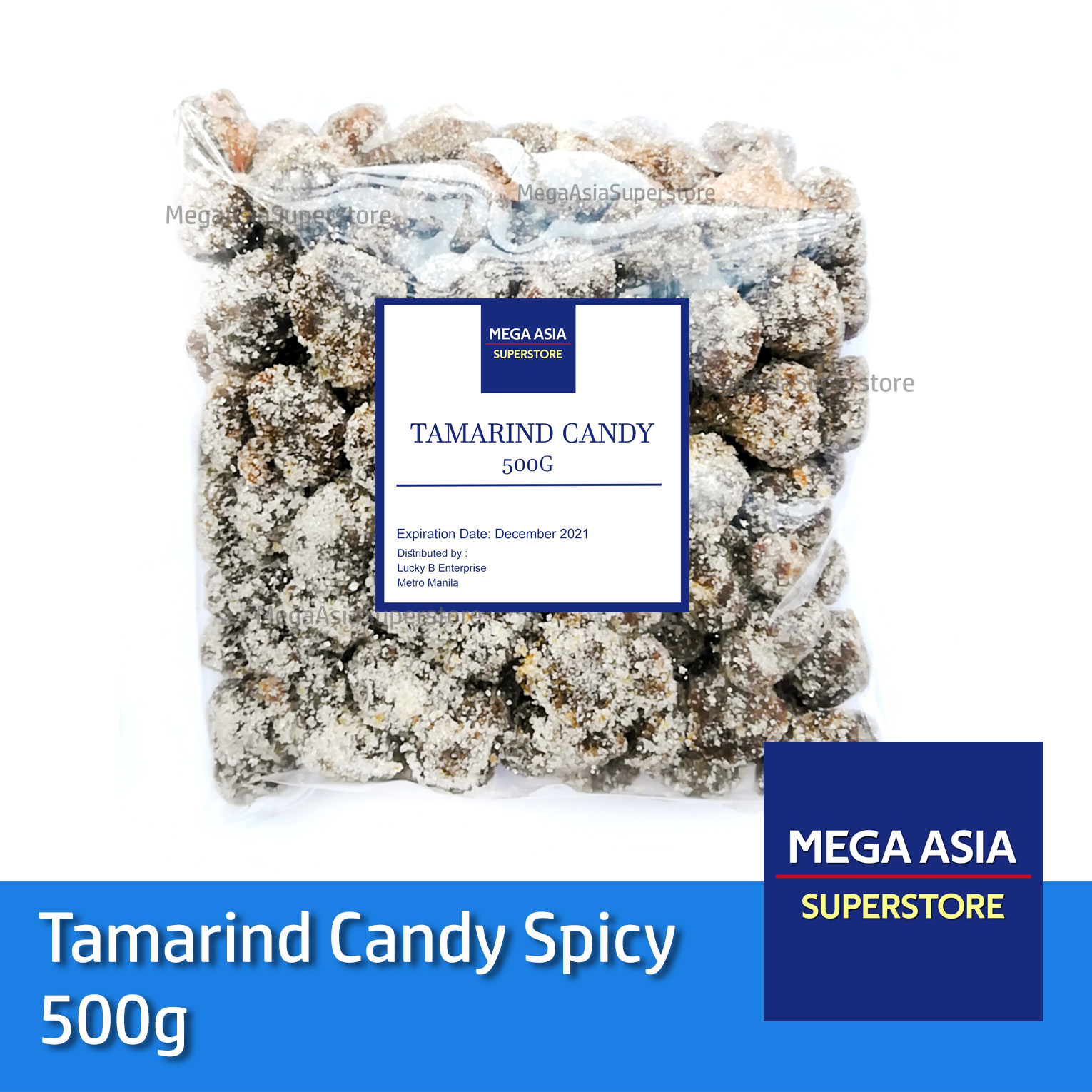 Mega Asia Spicy Tamarind Candy/ Sampalok Candy 500g | Lazada PH