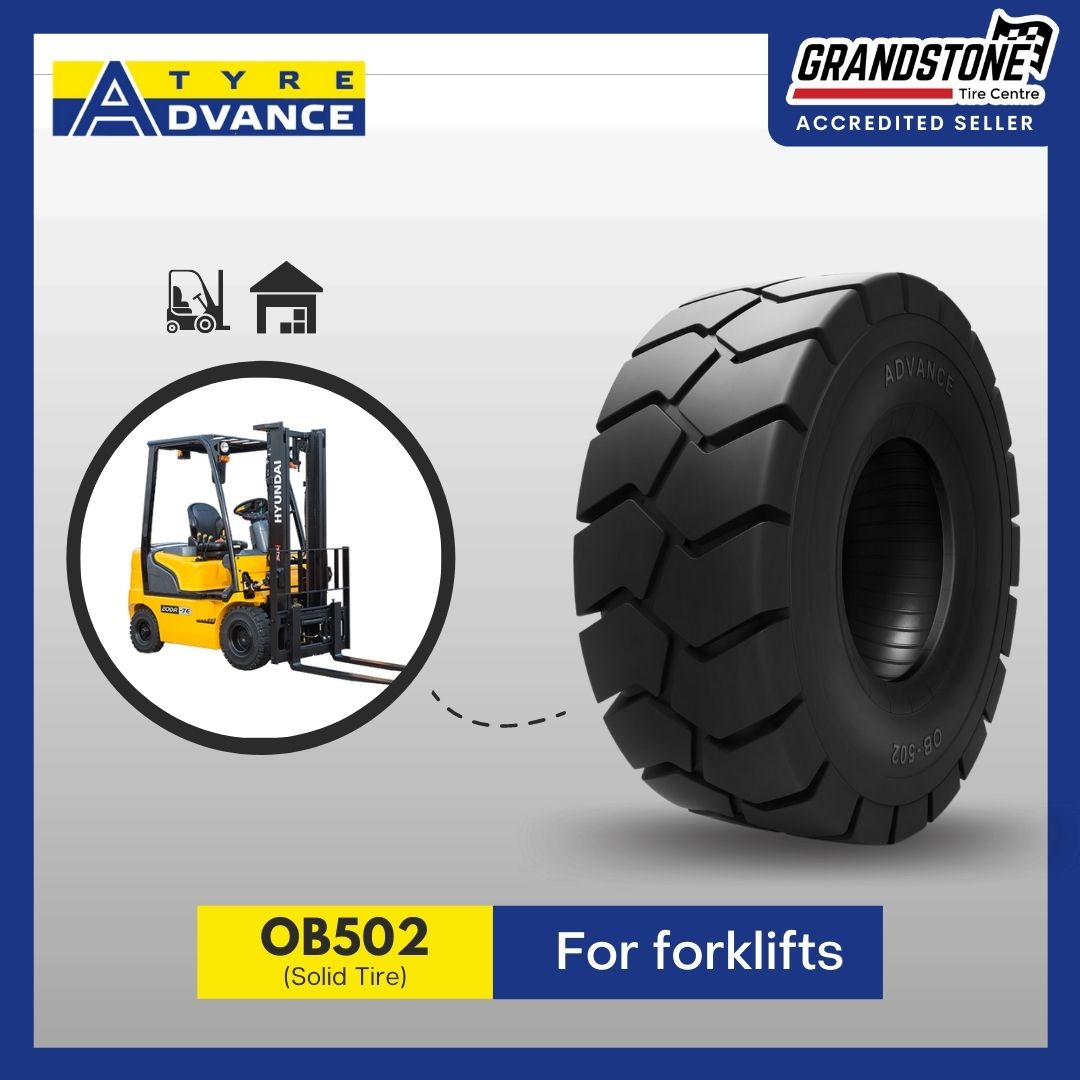 Advance 6.00-9/4.00 OB502 Forklift Tires Solid | Lazada PH