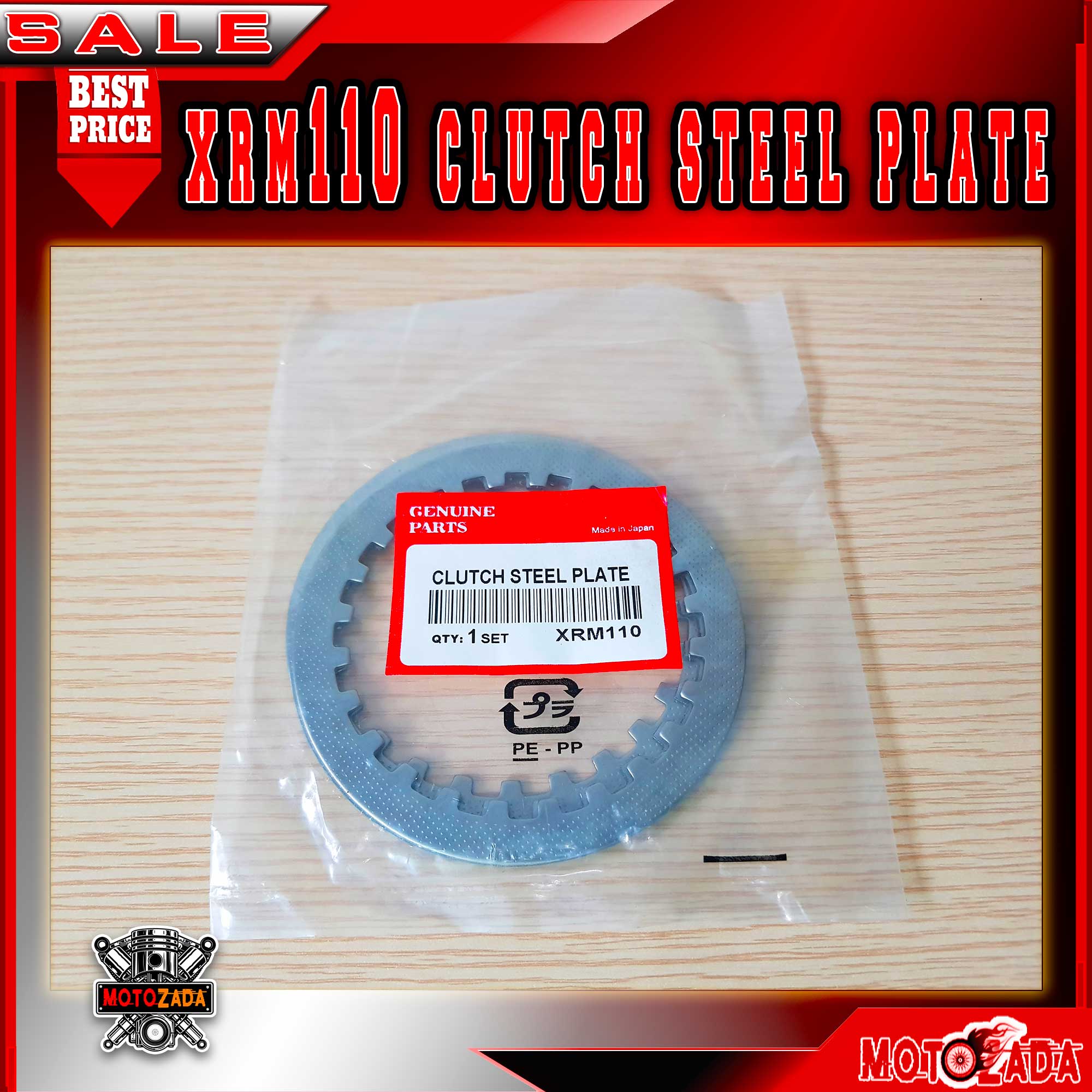 Honda XRM 110 Clutch Steel Plate Set | Lazada PH