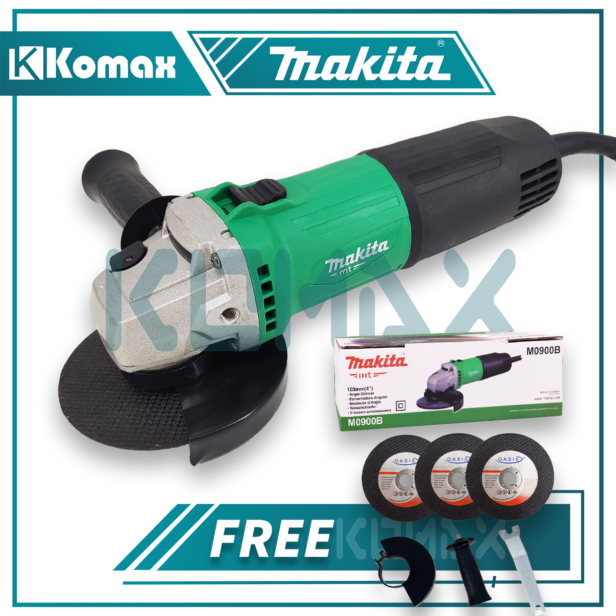 KOMAX Makit a MT M0900B 100mm 12000r/min Slide Switch Angle Grinder ...