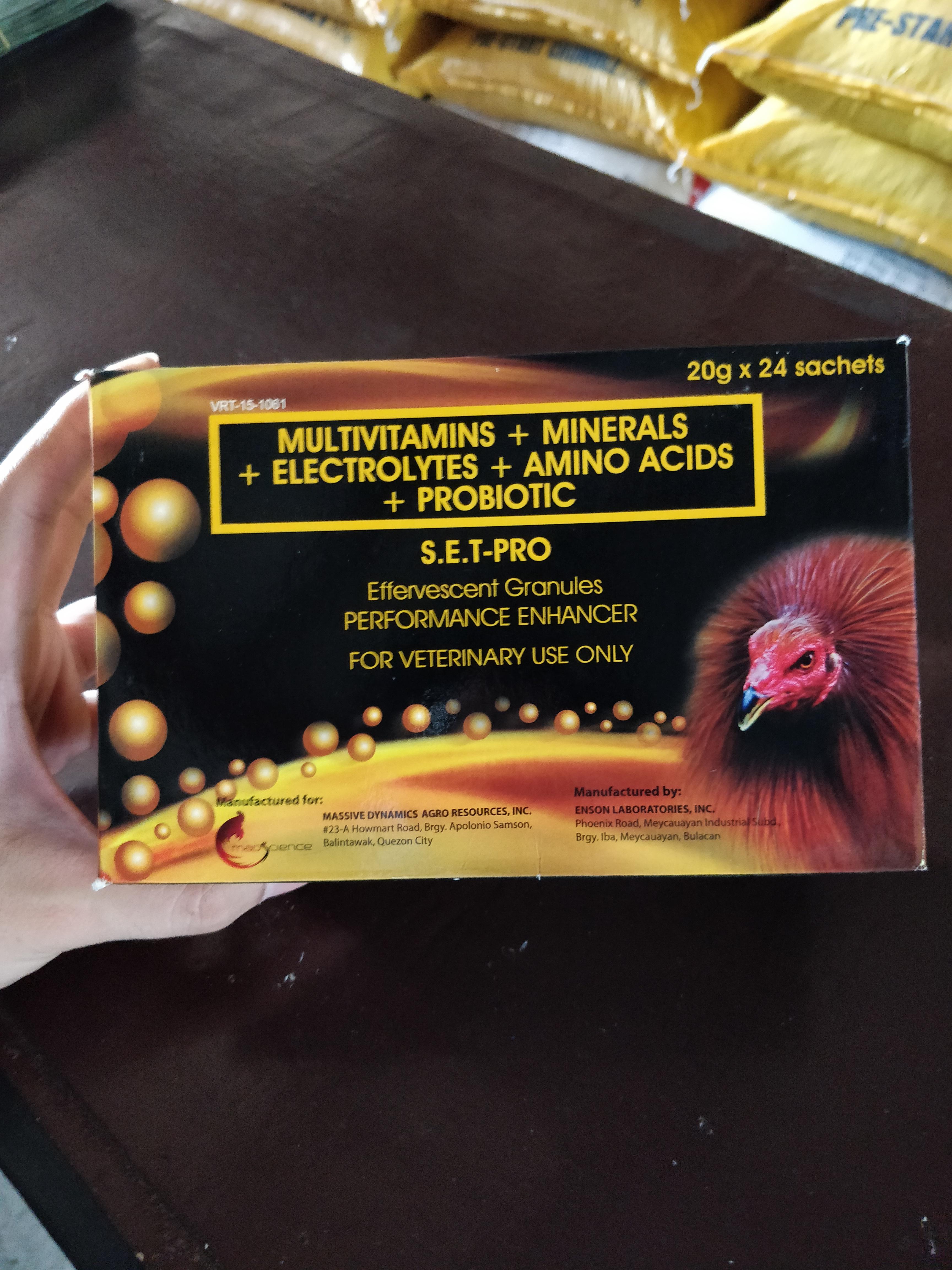 S.E.T.-PRO (MULTIVITAMINS+MINERALS+ELECTROLYTES+AMINO ACIDS+PROBIOTICS ...