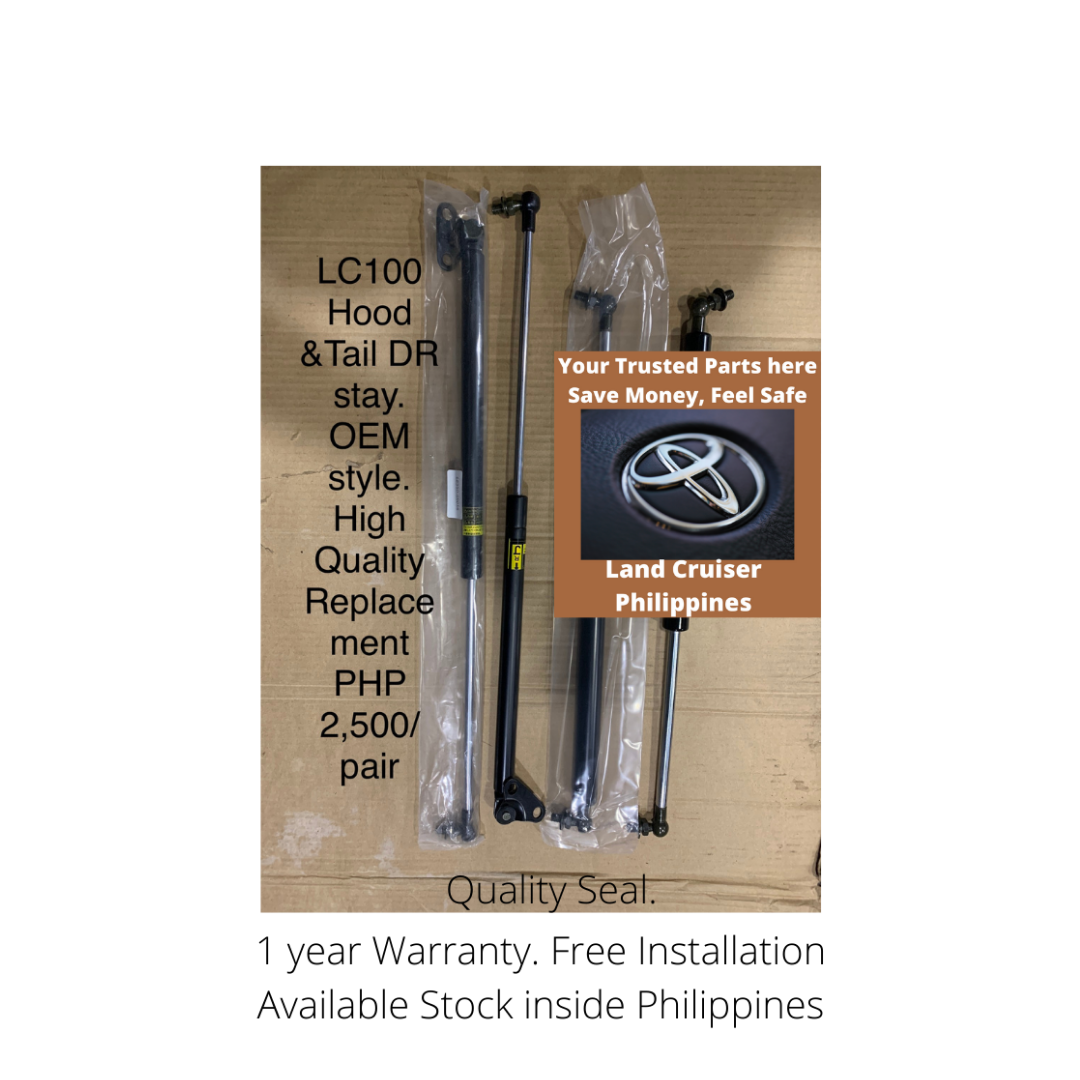 1 PAIR land cruiser lc100 tail door rear gate stay/support/stand/strut ...