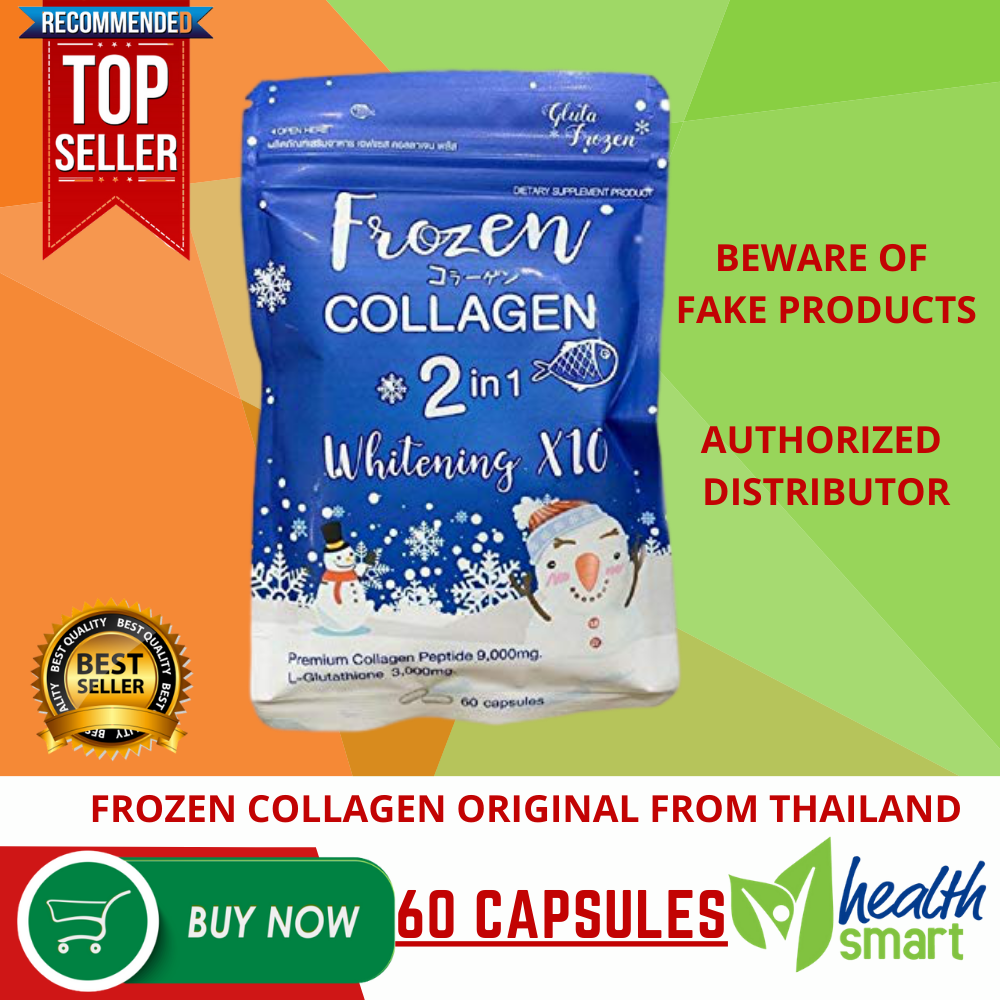 Authentic FROZEN COLLAGEN with GLUTATHIONE 2in1 Whitening 10X Original ...