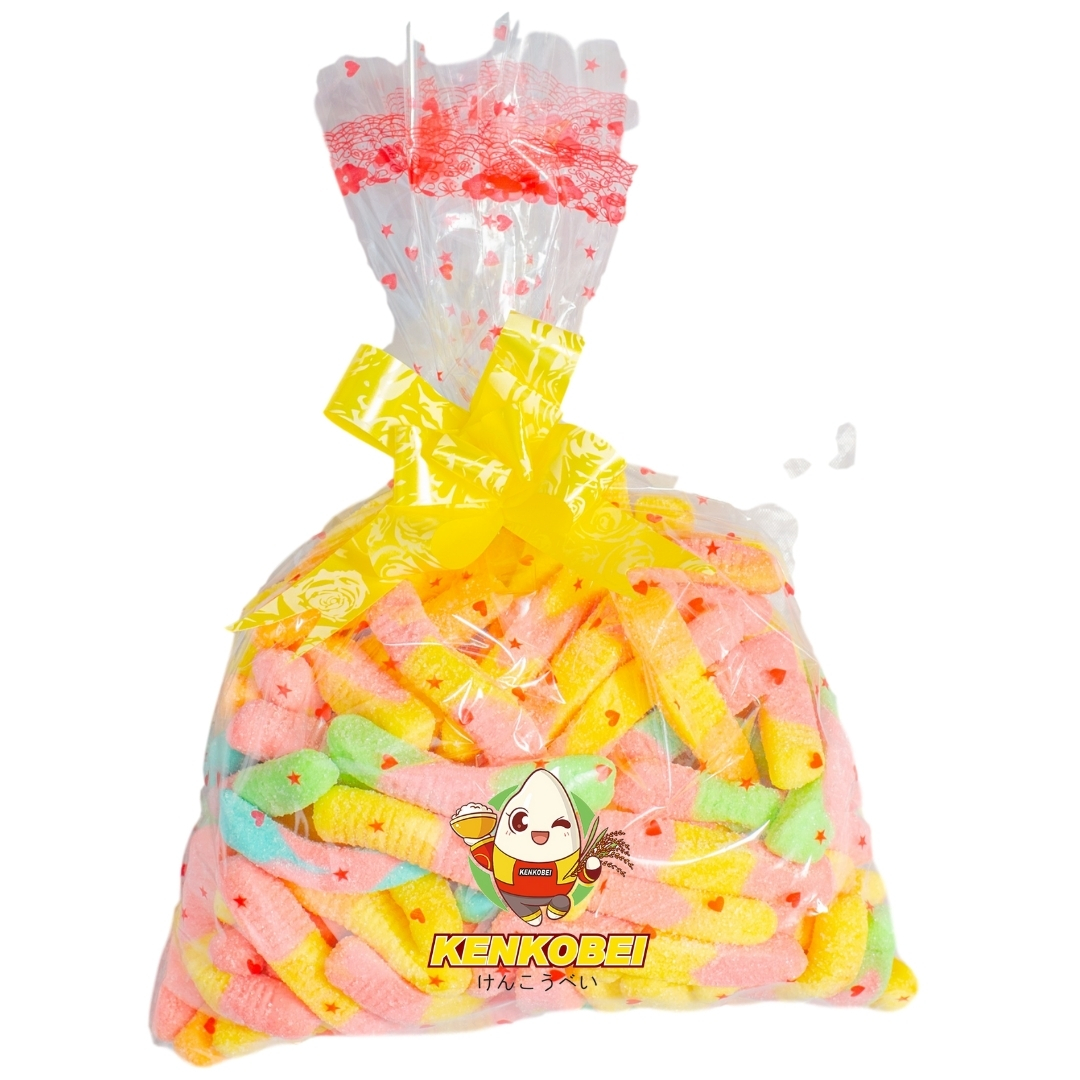 Gummi Worms Sugar Gummi Candies 250G Kenkobei Snacks Sweets Philippine ...