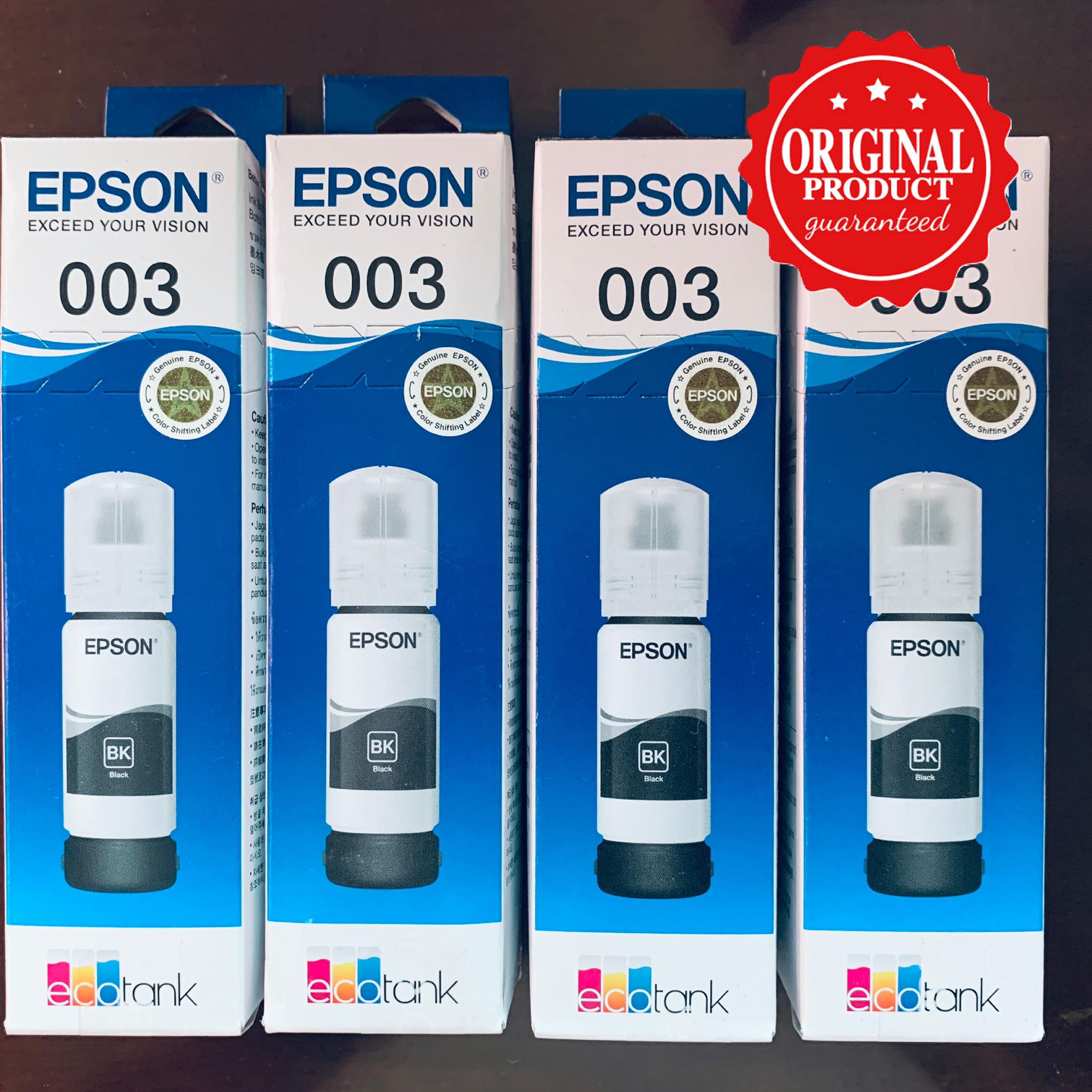 Epson 003 Black Ink (Genuine Epson) | Lazada PH
